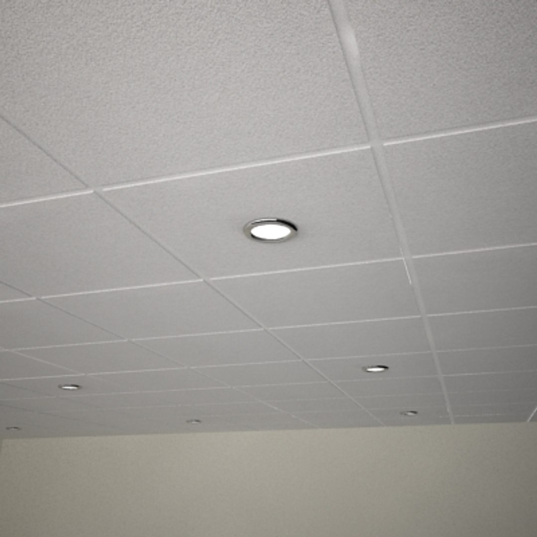 Suspended Ceiling Lighting 3d Model