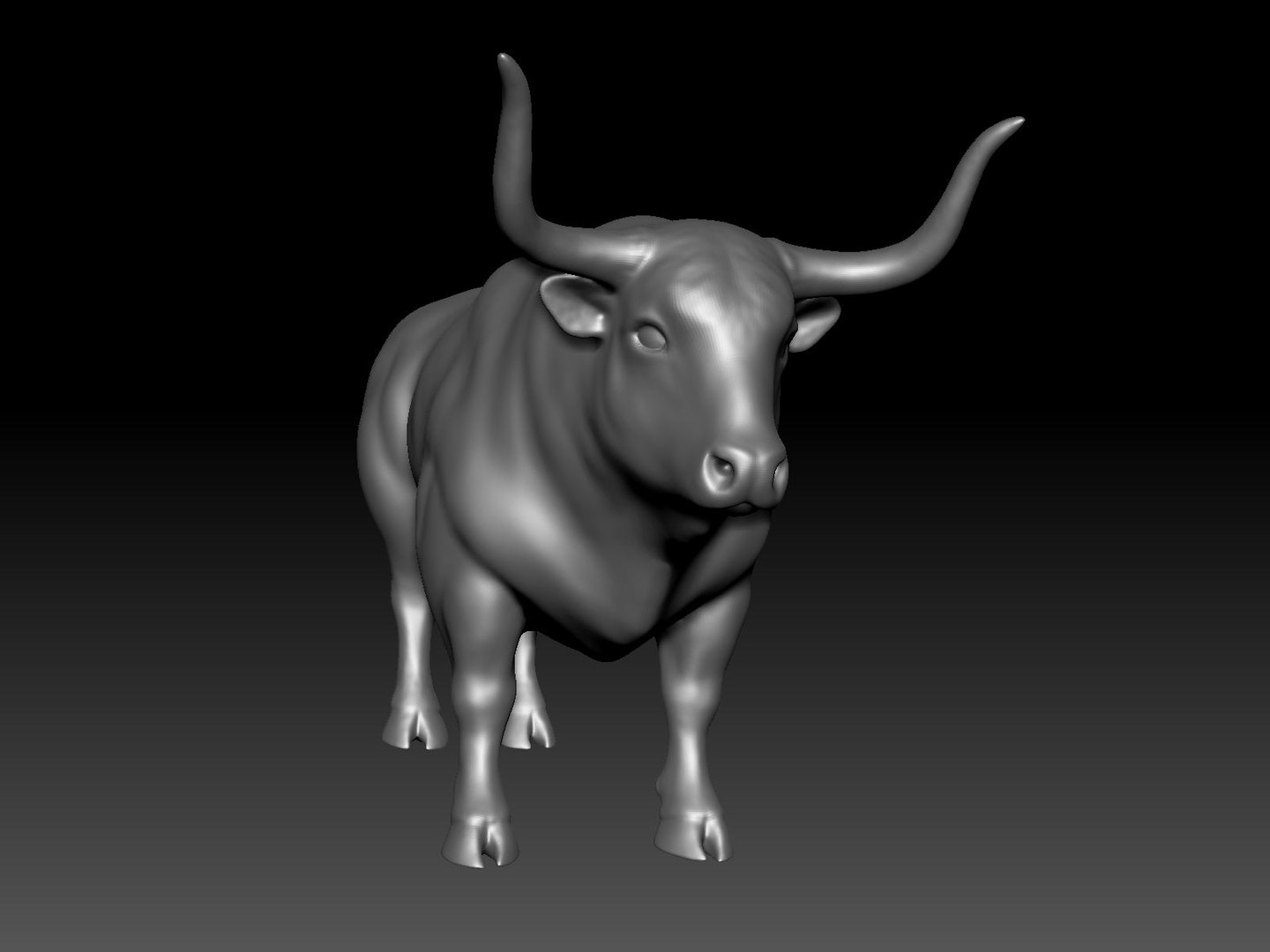 Bull Detailing Animation 3D Model - TurboSquid 1659323