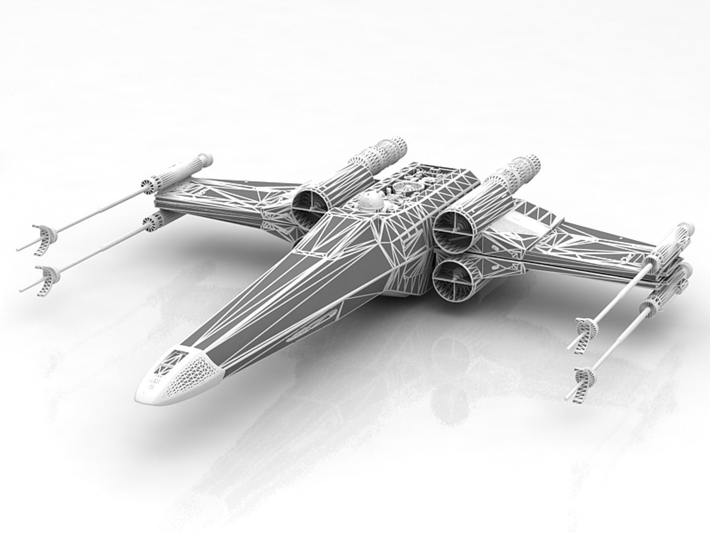 Star Wars X Wing 3D Model - TurboSquid 1627825