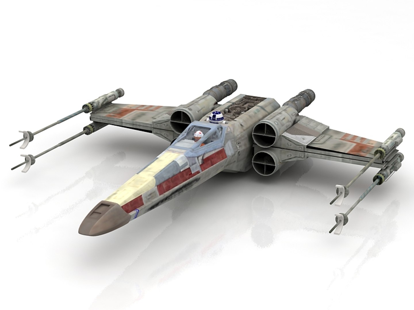Star Wars X Wing 3D Model - TurboSquid 1627825