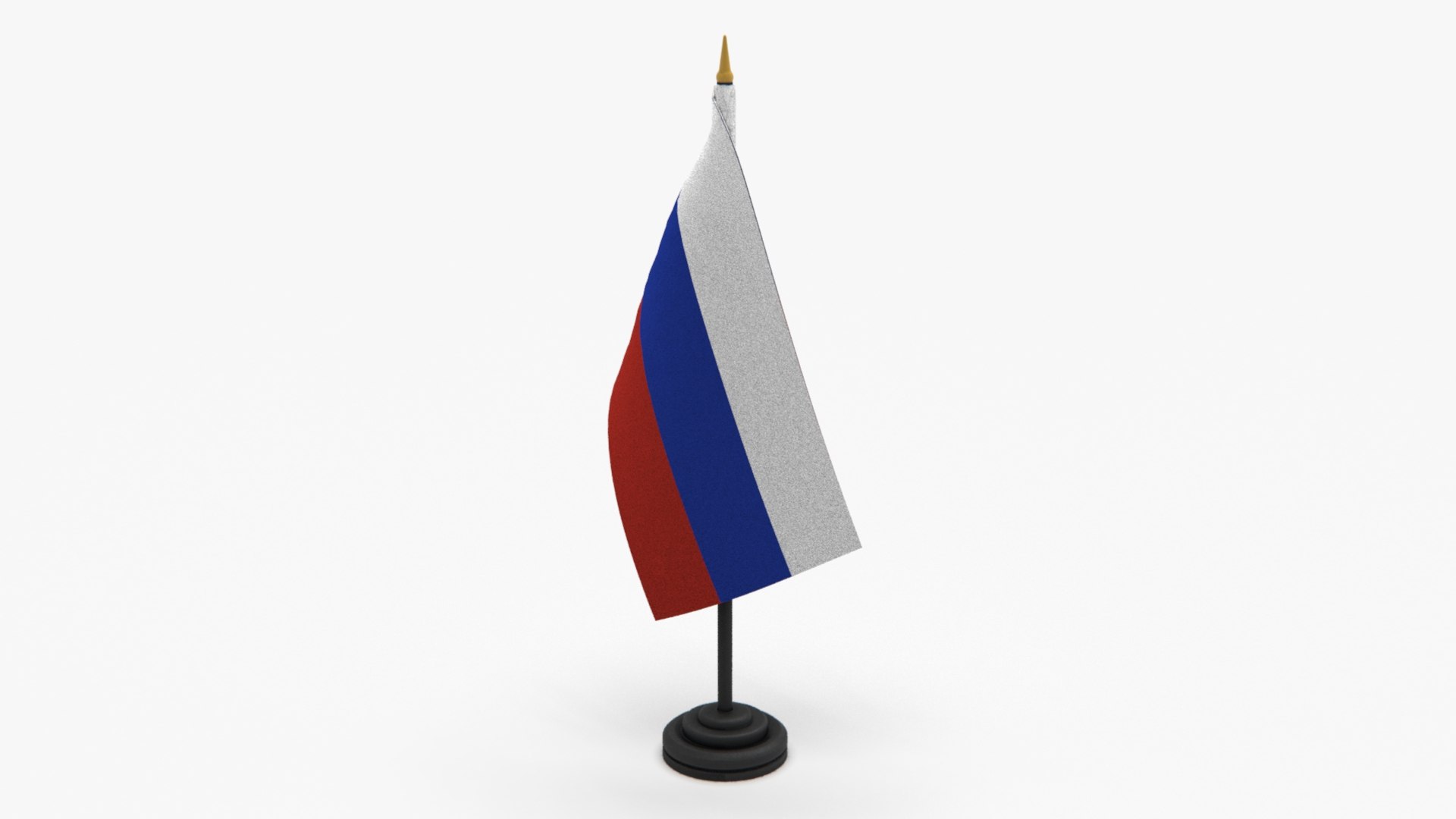 3D RUSSIA DESK FLAG - TurboSquid 1983319
