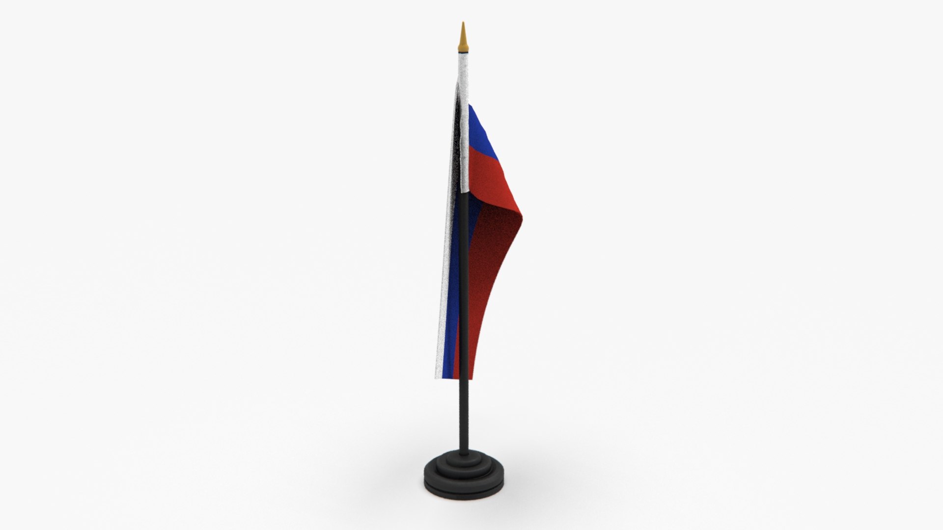 3D RUSSIA DESK FLAG - TurboSquid 1983319