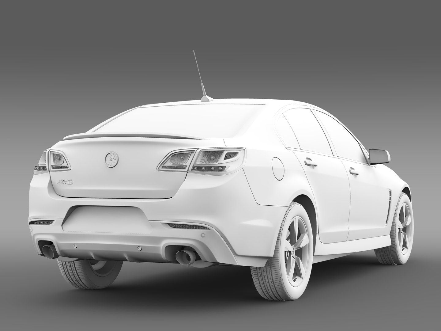 Holden Commodore Sv6 Vf 3d Model