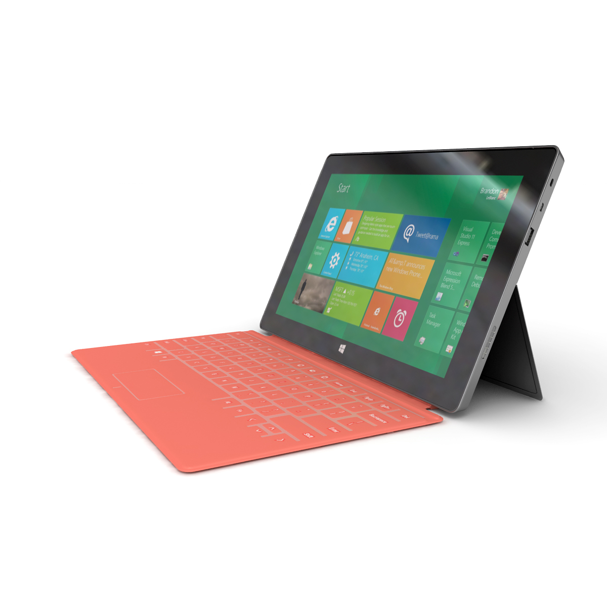 3d model tablet microsoft surface