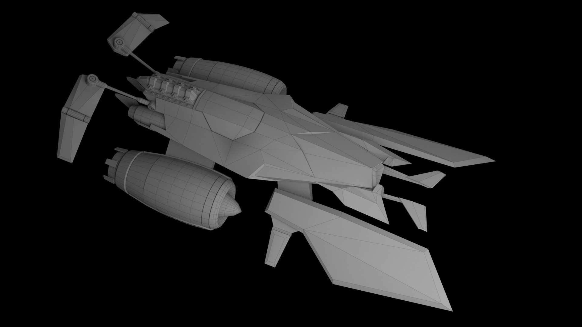 Spacecraft 3D Model - TurboSquid 1954326