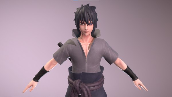 modelo 3d Sasuke Uchiha-Naruto Shippuden - TurboSquid 2241513