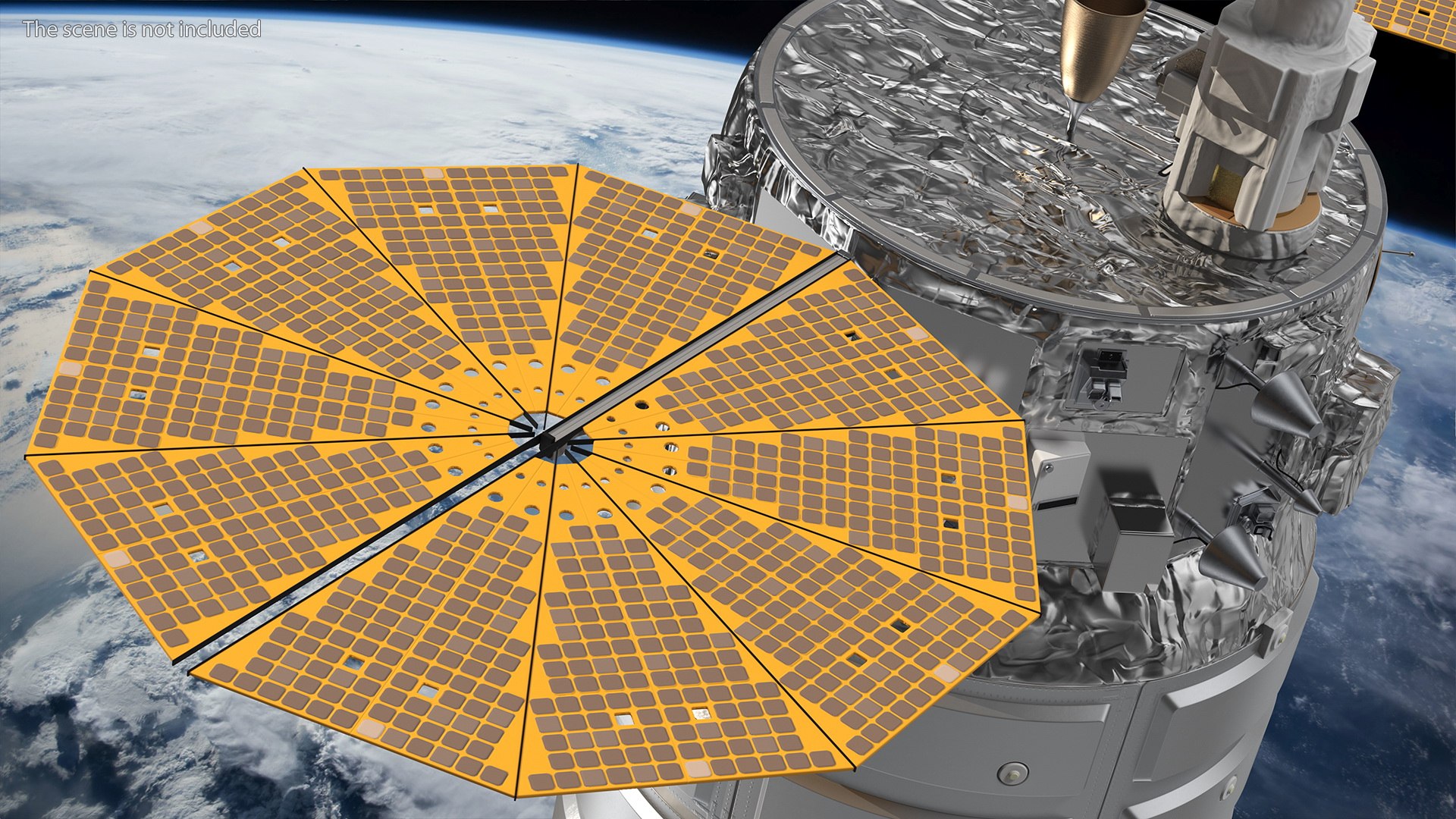 ISS Module Cygnus Spacecraft with Canadarm 3D model - TurboSquid 1853450