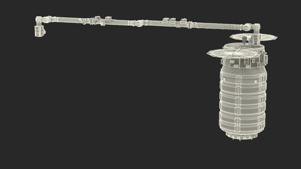 modelo 3d Módulo ISS Nave espacial Cygnus con Canadarm - TurboSquid 1853450