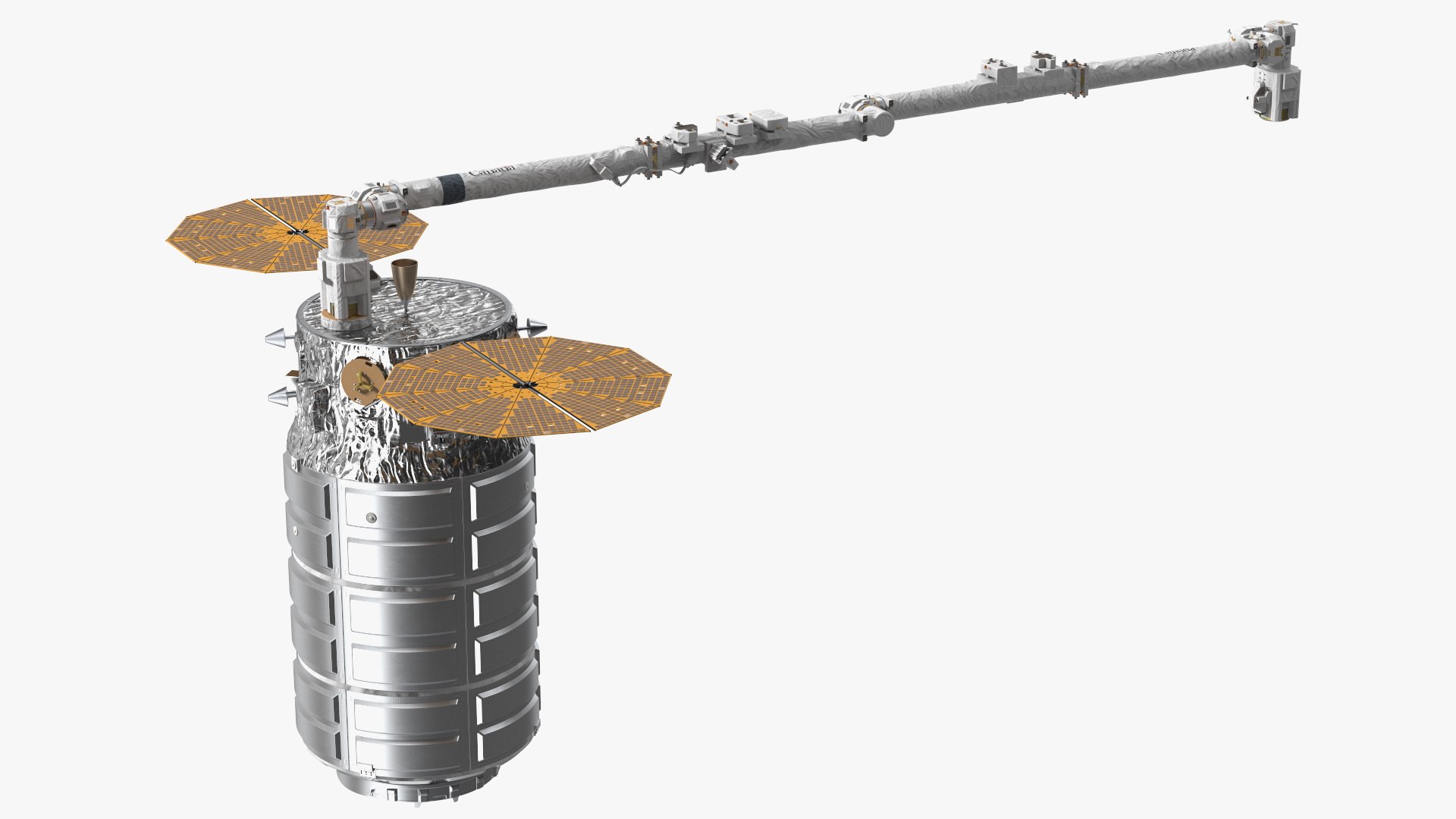 ISS Module Cygnus Spacecraft with Canadarm 3D model - TurboSquid 1853450