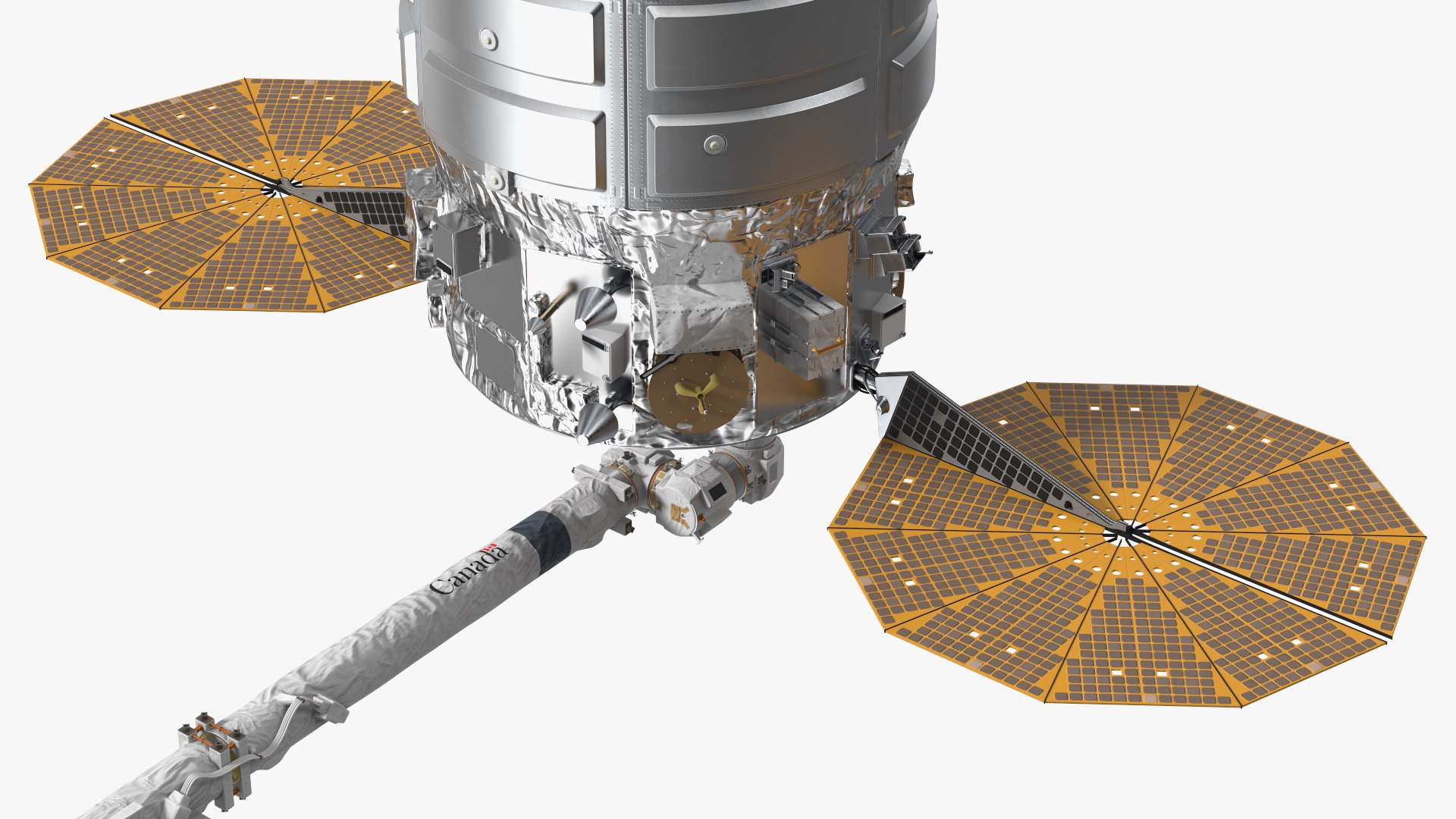 ISS Module Cygnus Spacecraft with Canadarm 3D model - TurboSquid 1853450