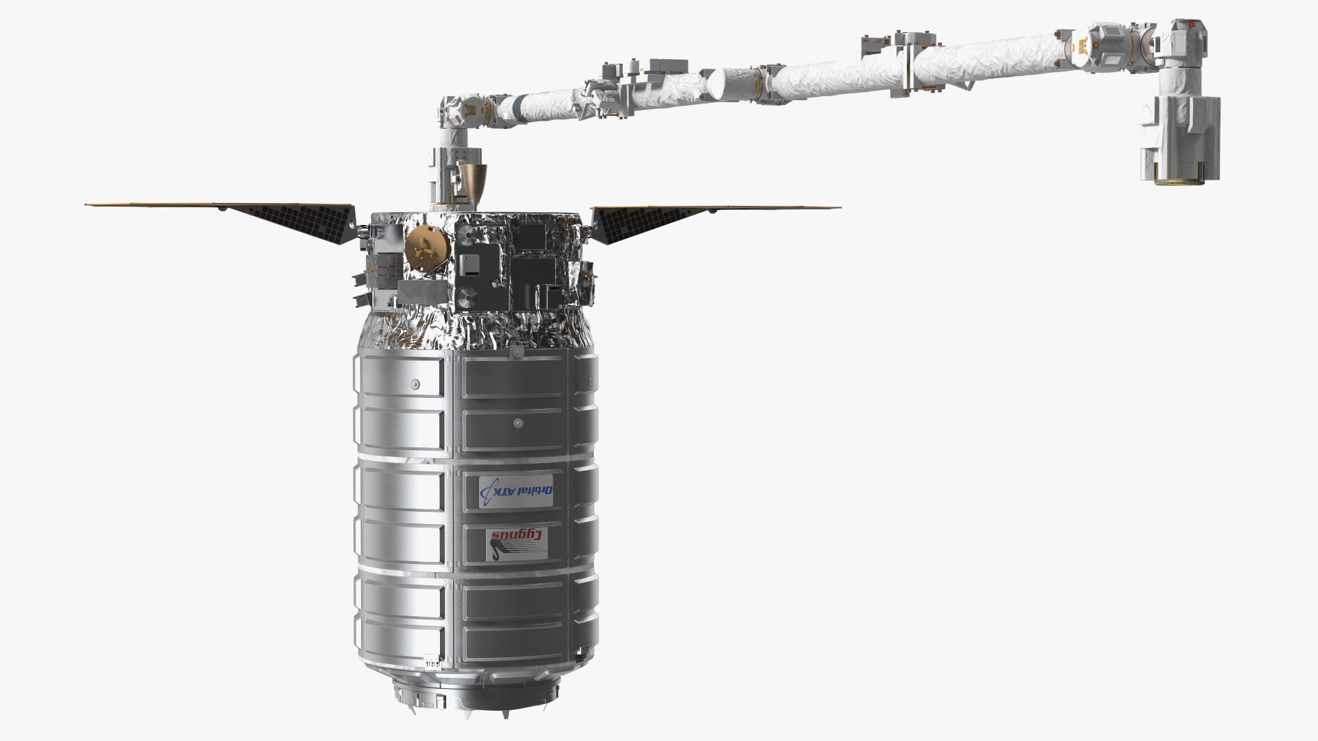 ISS Module Cygnus Spacecraft with Canadarm 3D model - TurboSquid 1853450
