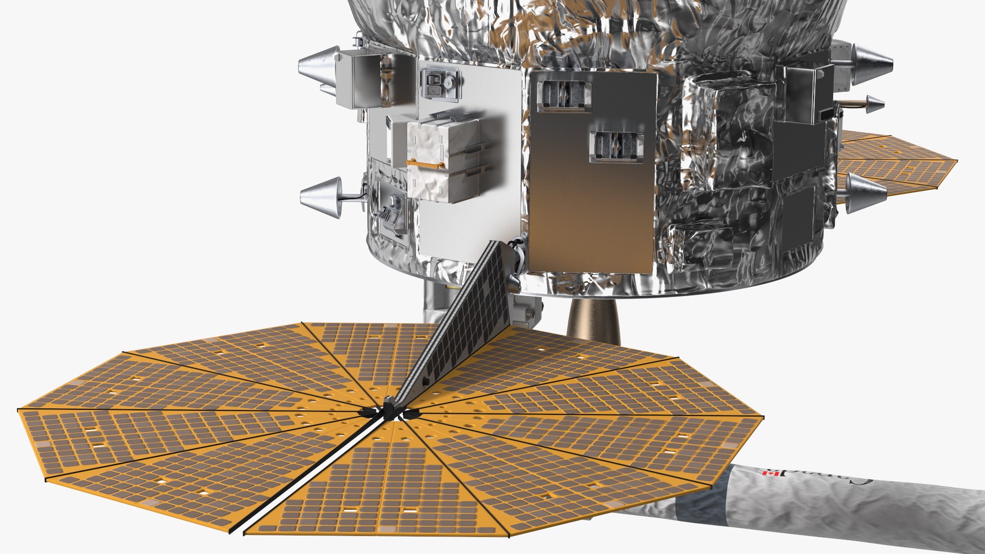 ISS Module Cygnus Spacecraft with Canadarm 3D model - TurboSquid 1853450
