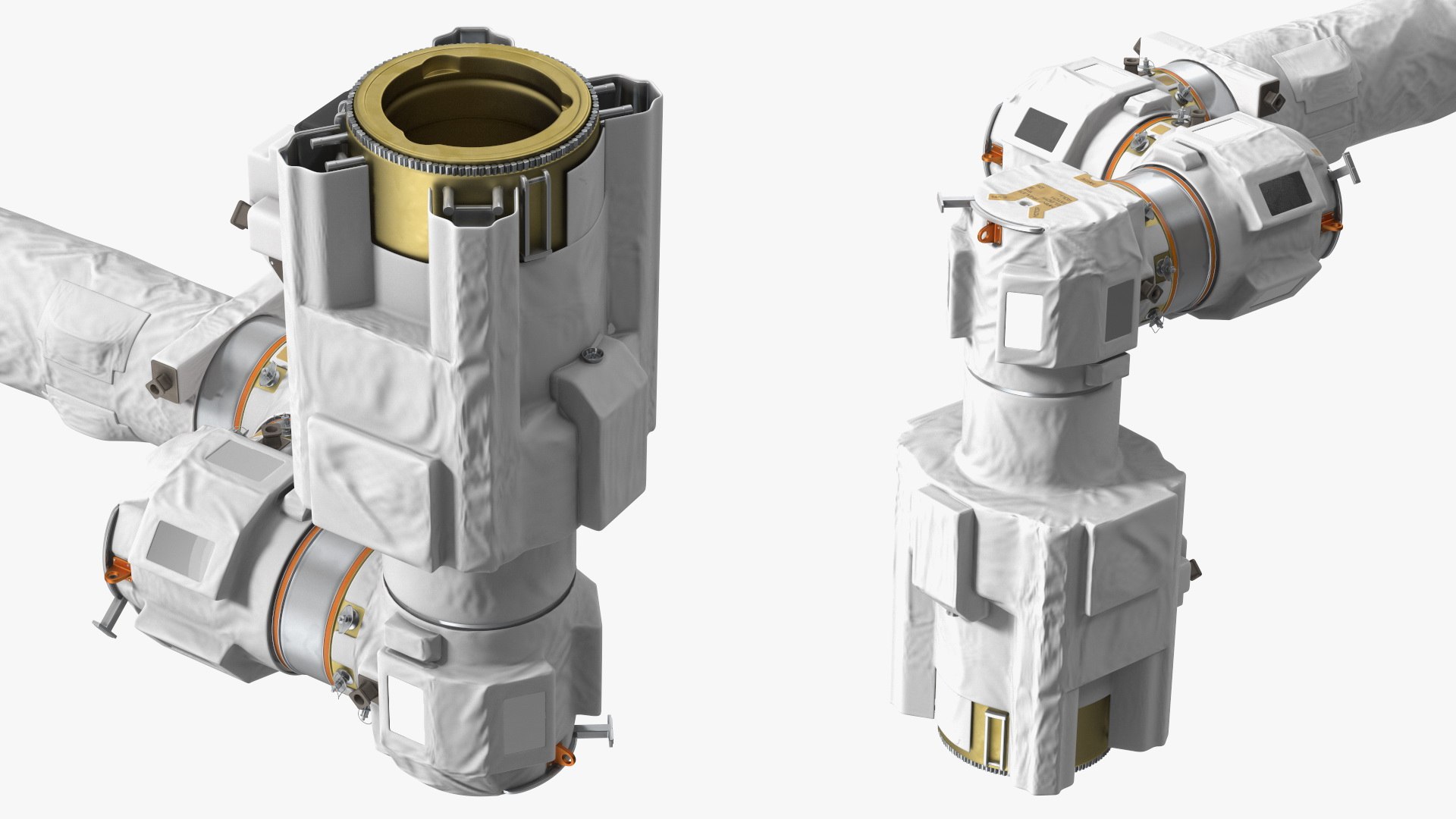 ISS Module Cygnus Spacecraft with Canadarm 3D model - TurboSquid 1853450