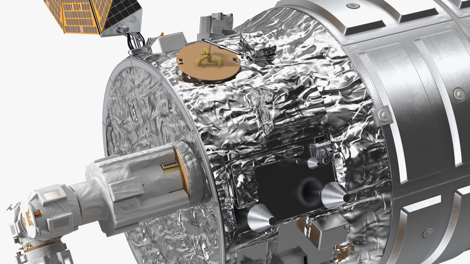 ISS Module Cygnus Spacecraft with Canadarm 3D model - TurboSquid 1853450