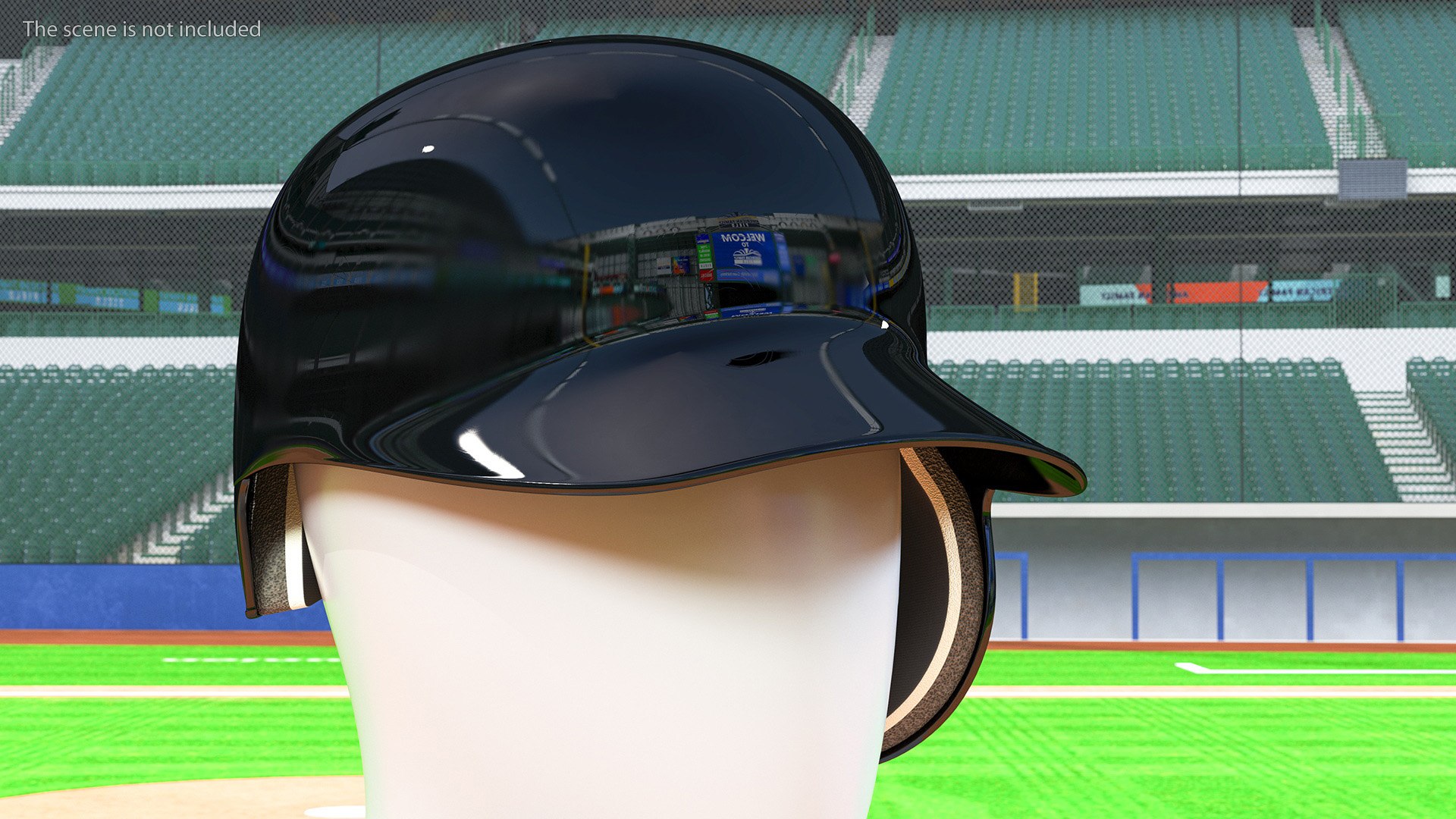 Baseball Helmet Jaw Guard 3D Model - TurboSquid 2171899