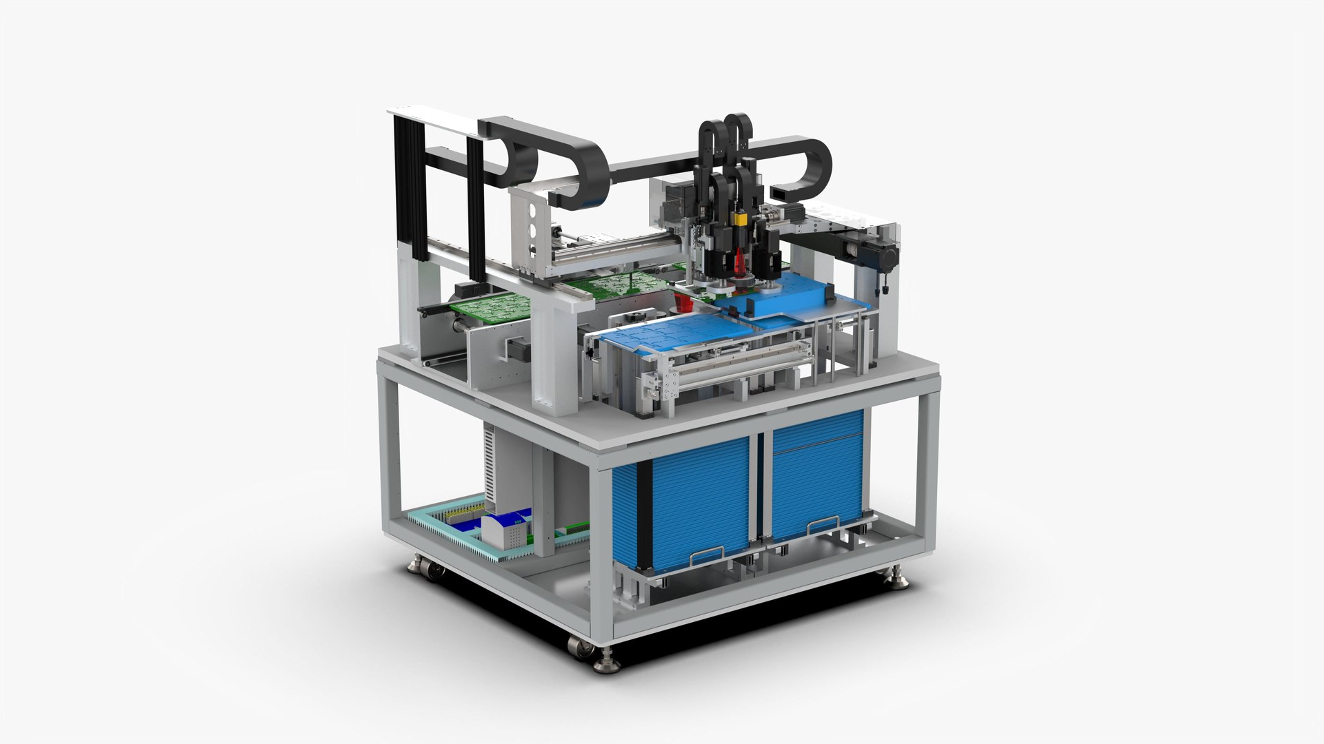 Automatic PCB Circuit Board Assembly Machine 3D - TurboSquid 2025604