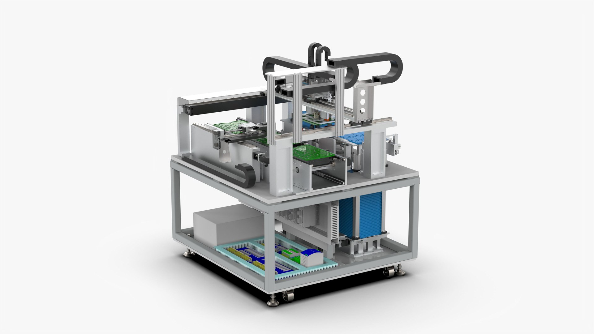 Automatic PCB Circuit Board Assembly Machine 3D - TurboSquid 2025604