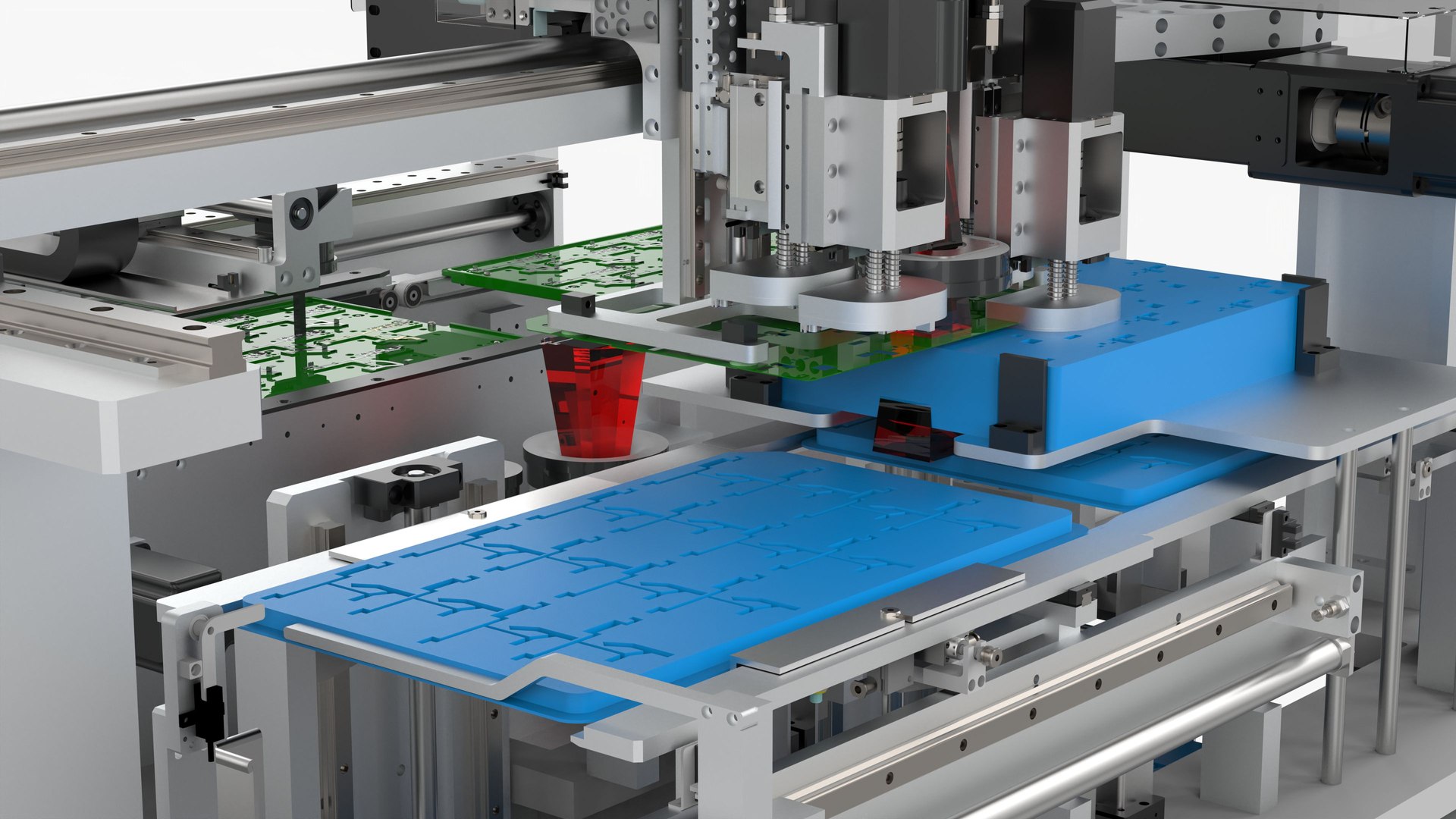 Automatic PCB Circuit Board Assembly Machine 3D - TurboSquid 2025604