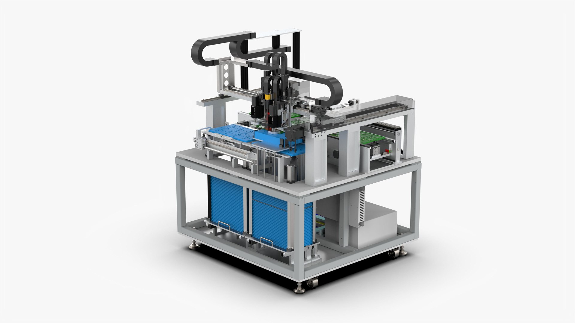 Automatic PCB Circuit Board Assembly Machine 3D - TurboSquid 2025604