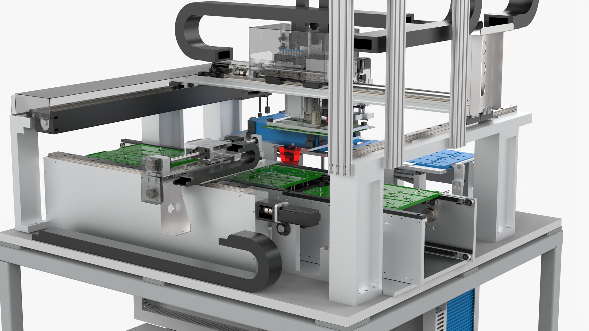 Automatic PCB Circuit Board Assembly Machine 3D - TurboSquid 2025604