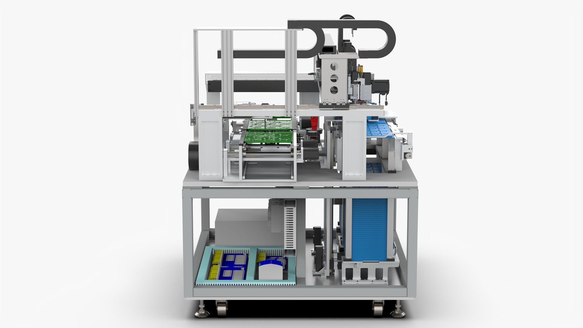 Automatic PCB Circuit Board Assembly Machine 3D - TurboSquid 2025604