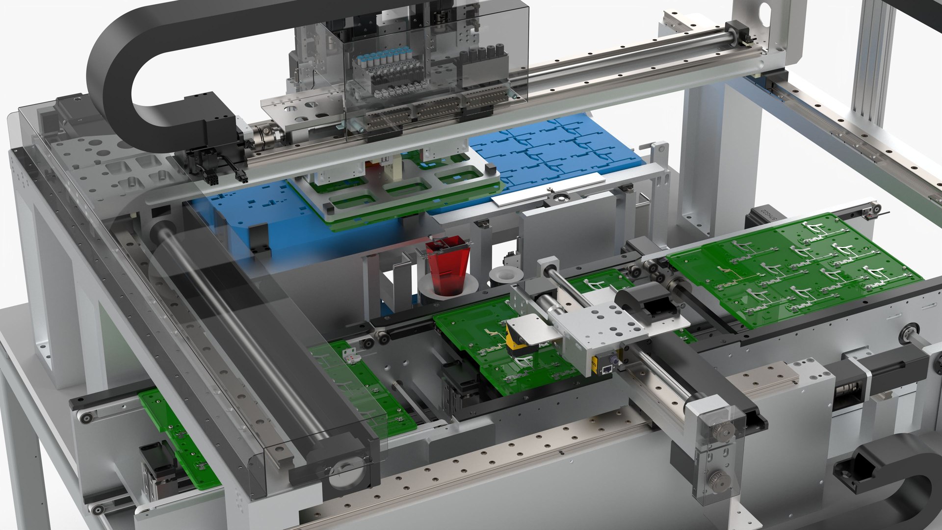 Automatic PCB Circuit Board Assembly Machine 3D - TurboSquid 2025604