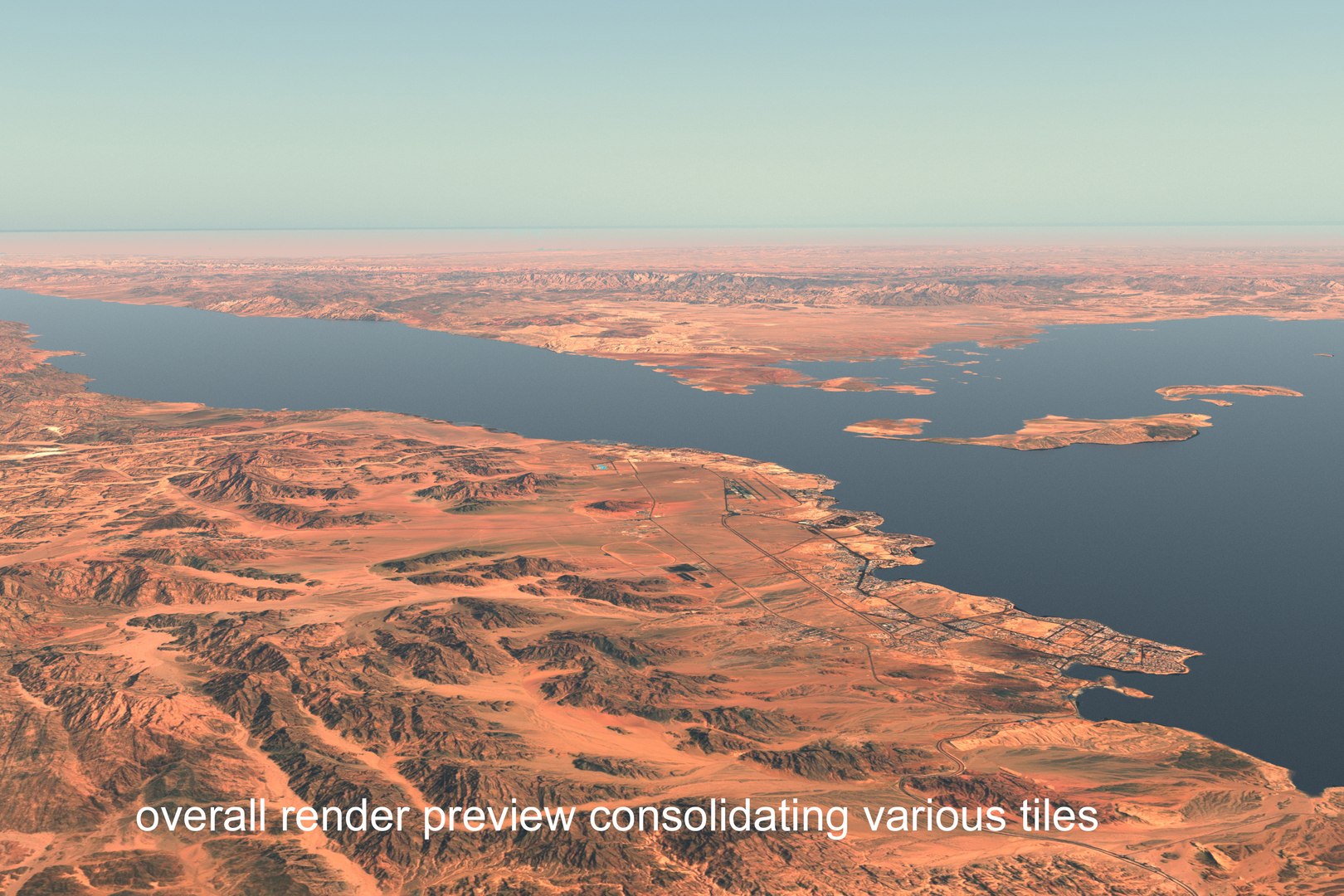 3D NEOM City N28 E35 Topography Saudi Arabia Model - TurboSquid 1791497