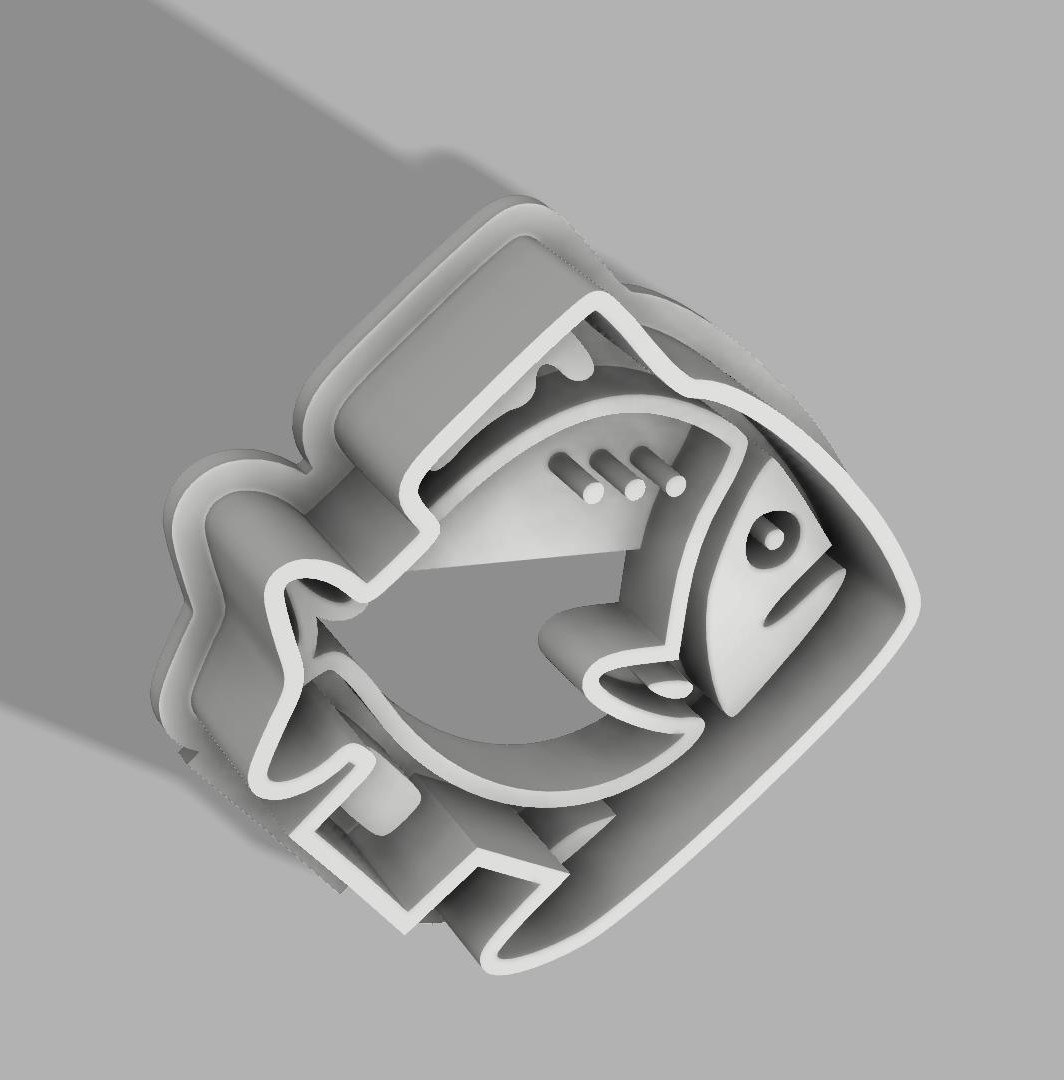 FISH COOKIE CUTTER 3D Model - TurboSquid 2224234