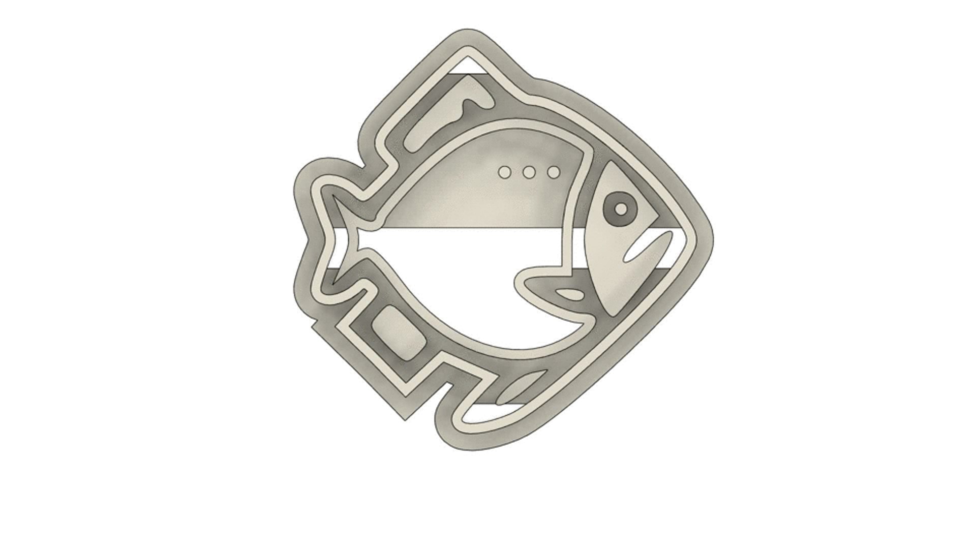FISH COOKIE CUTTER 3D Model - TurboSquid 2224234