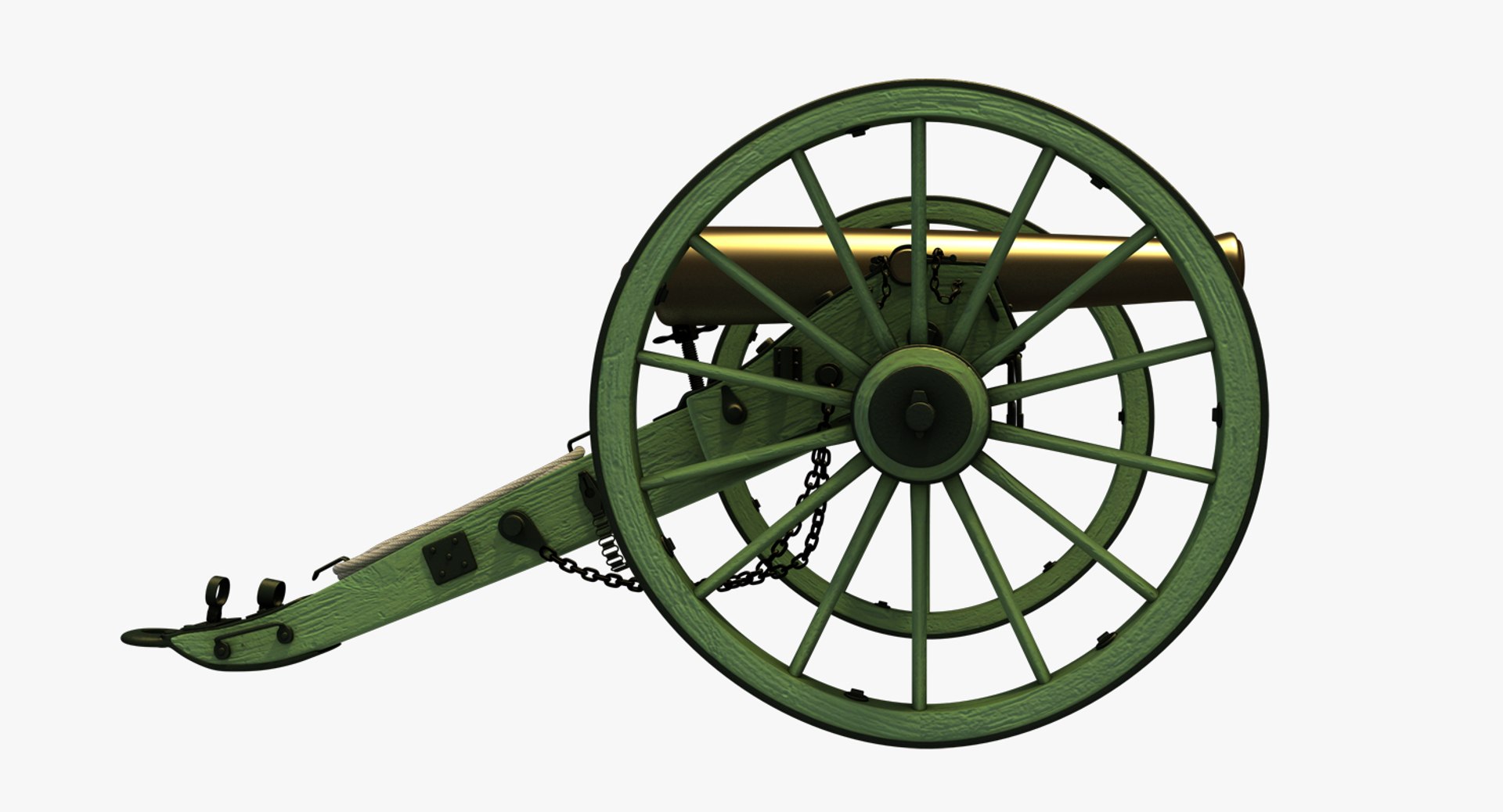 Free 1857 12-pounder Napoleon Field 3D - TurboSquid 1250839