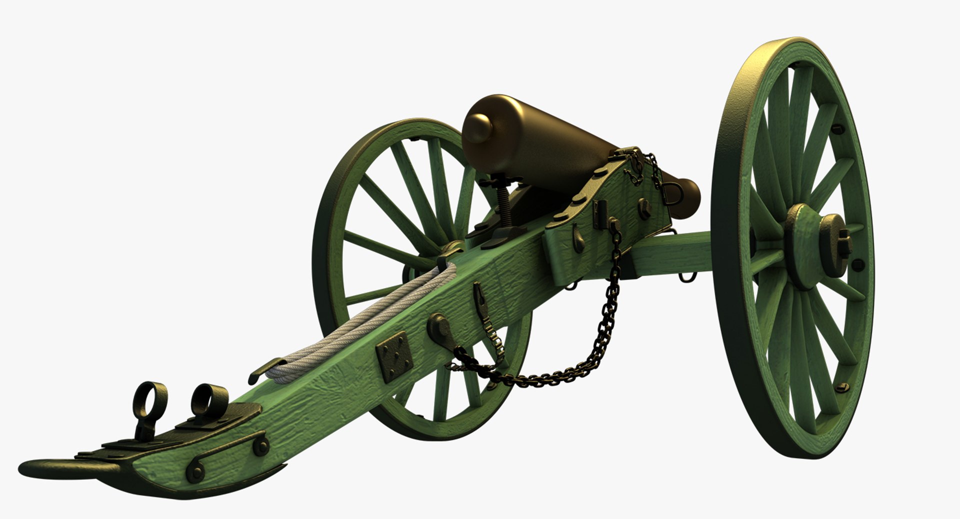 Free 1857 12-pounder Napoleon Field 3D - TurboSquid 1250839