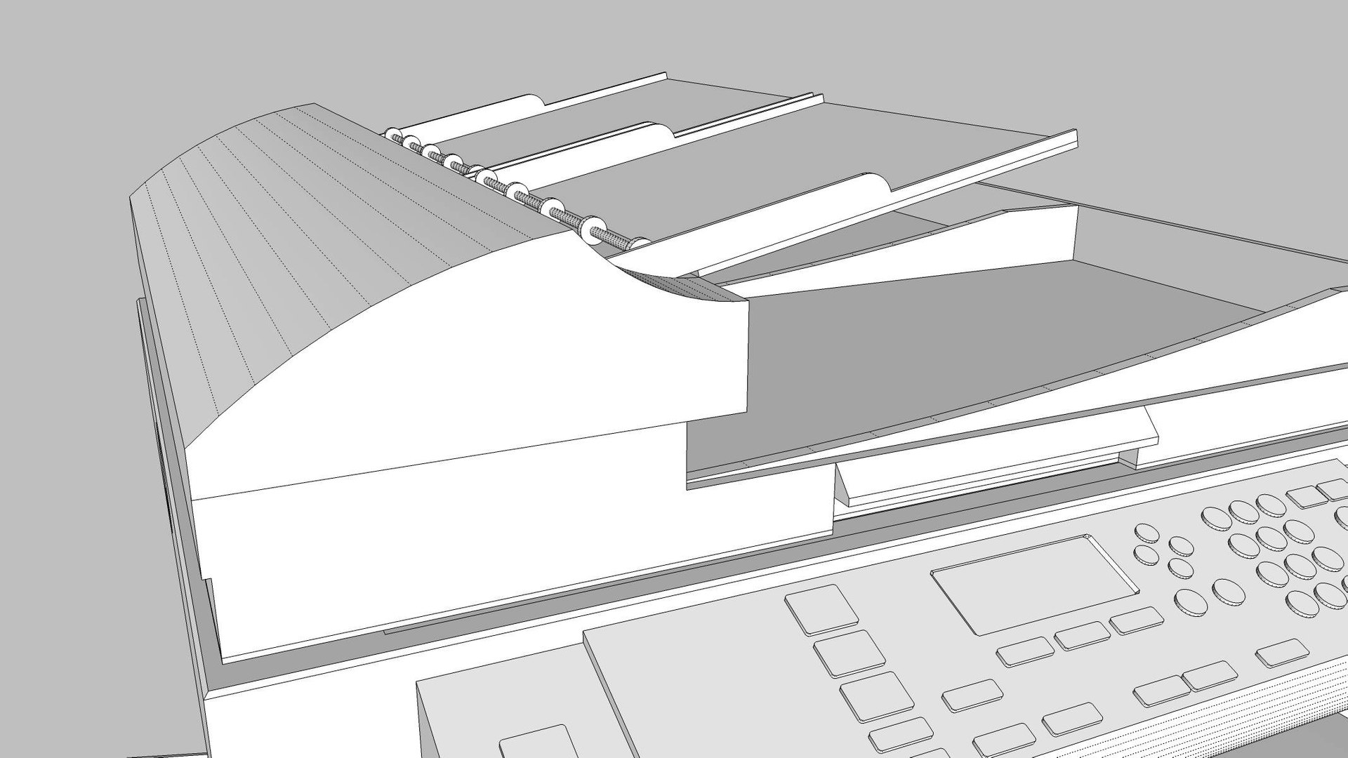 3d copy machine model