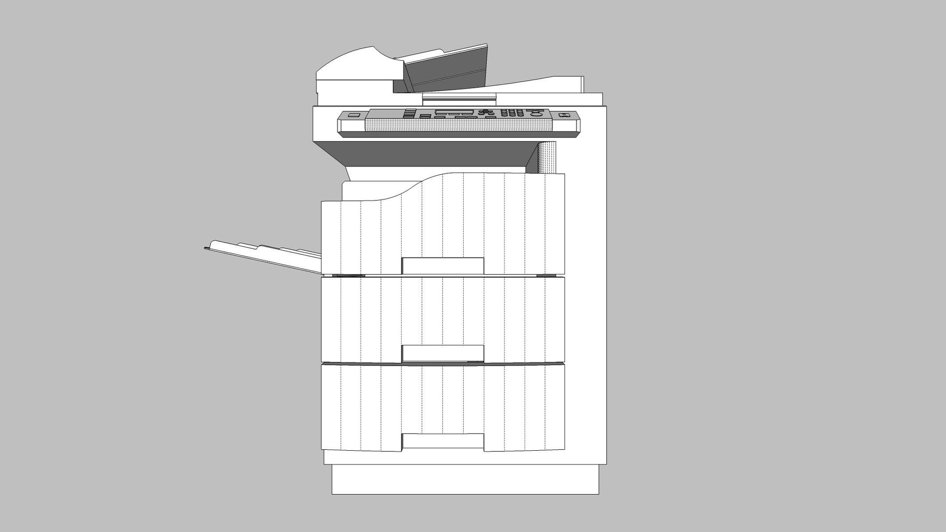 3d copy machine model