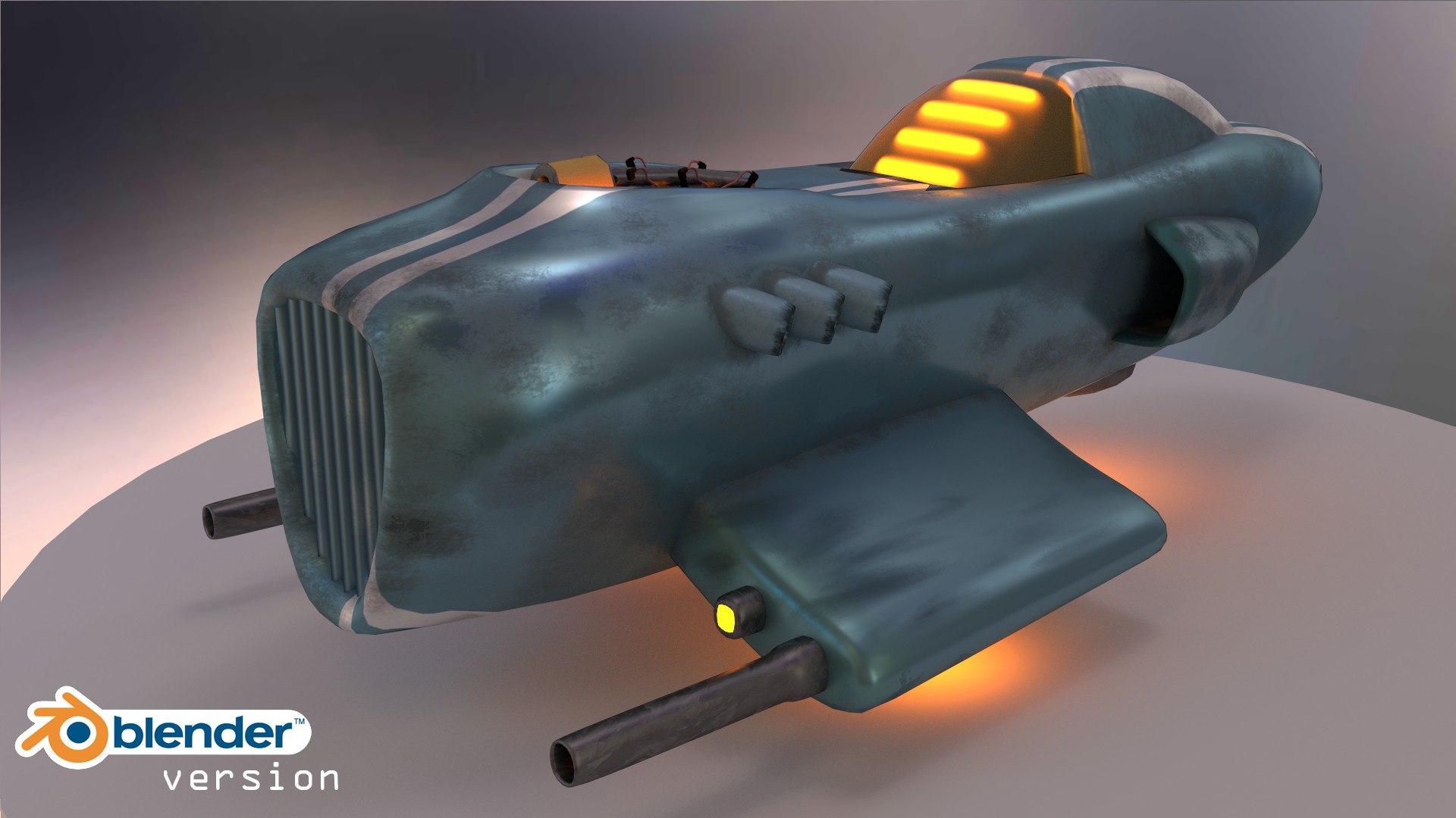 3d Model Dieselpunk Racer