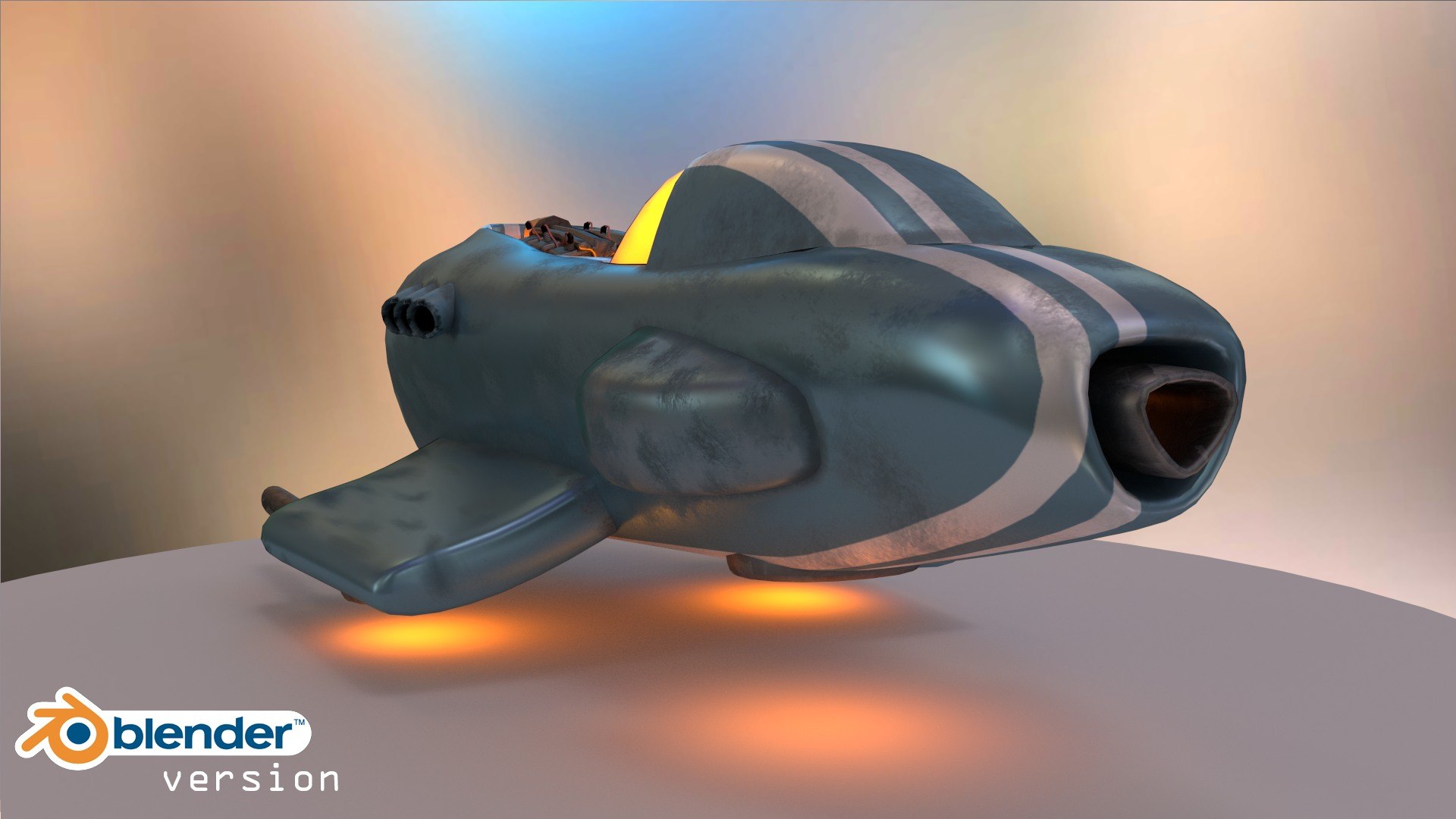 3d Model Dieselpunk Racer