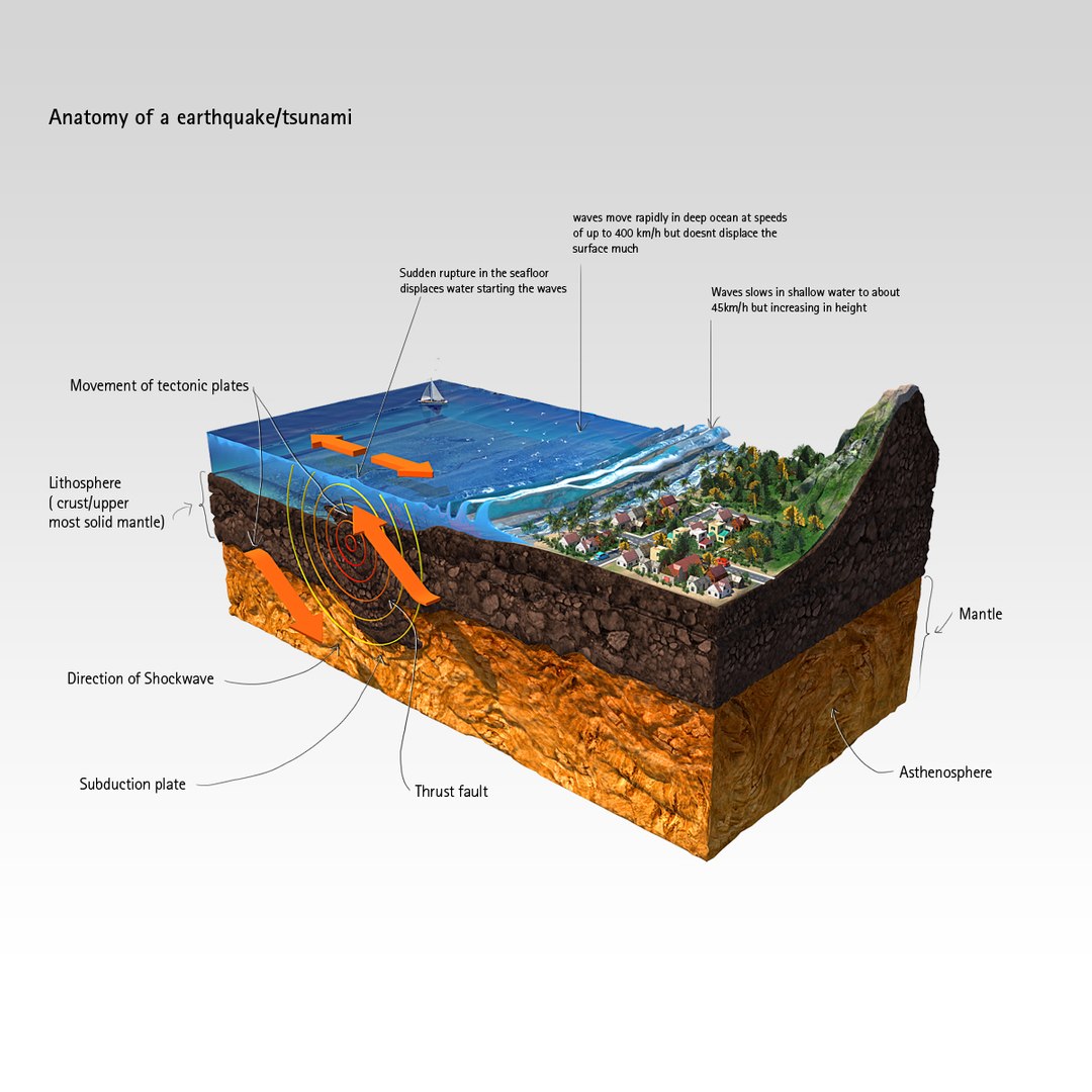 Earthquake Modeled 3d Model