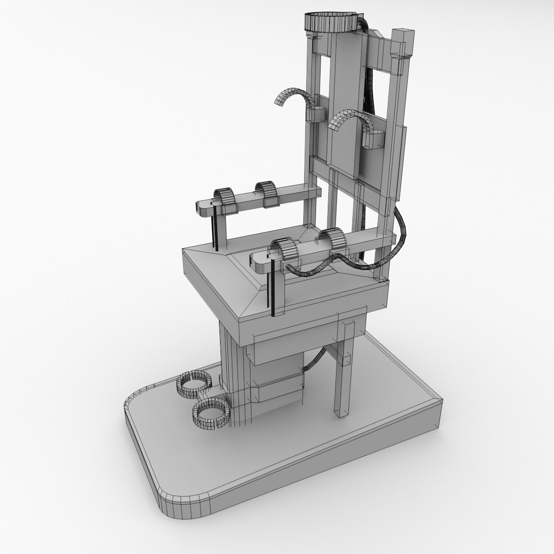 Electric Chair 3D Model - TurboSquid 1430108