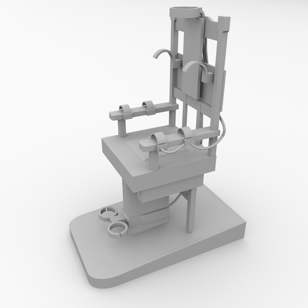 Electric Chair 3D Model - TurboSquid 1430108