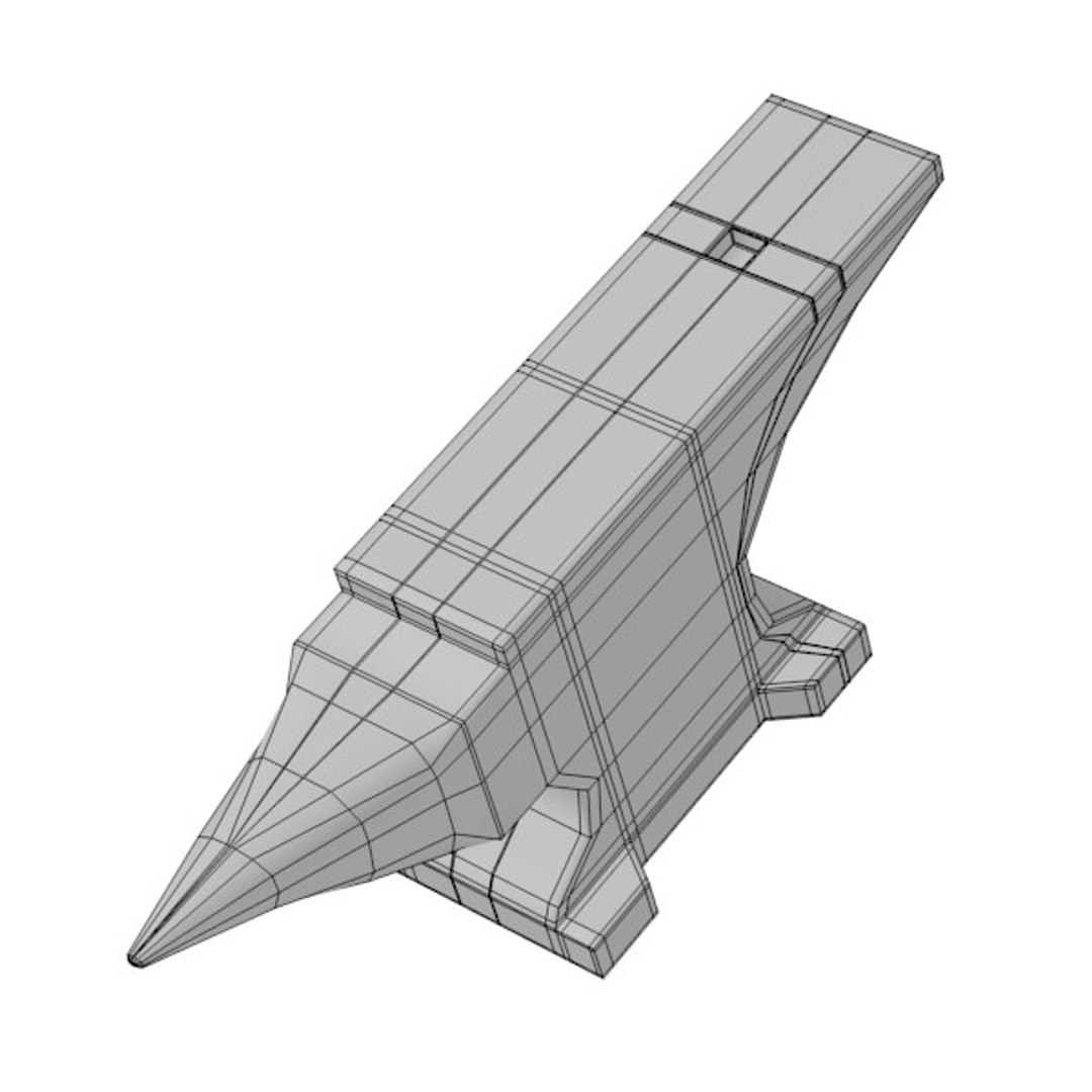 Blacksmith Anvil Smith Obj