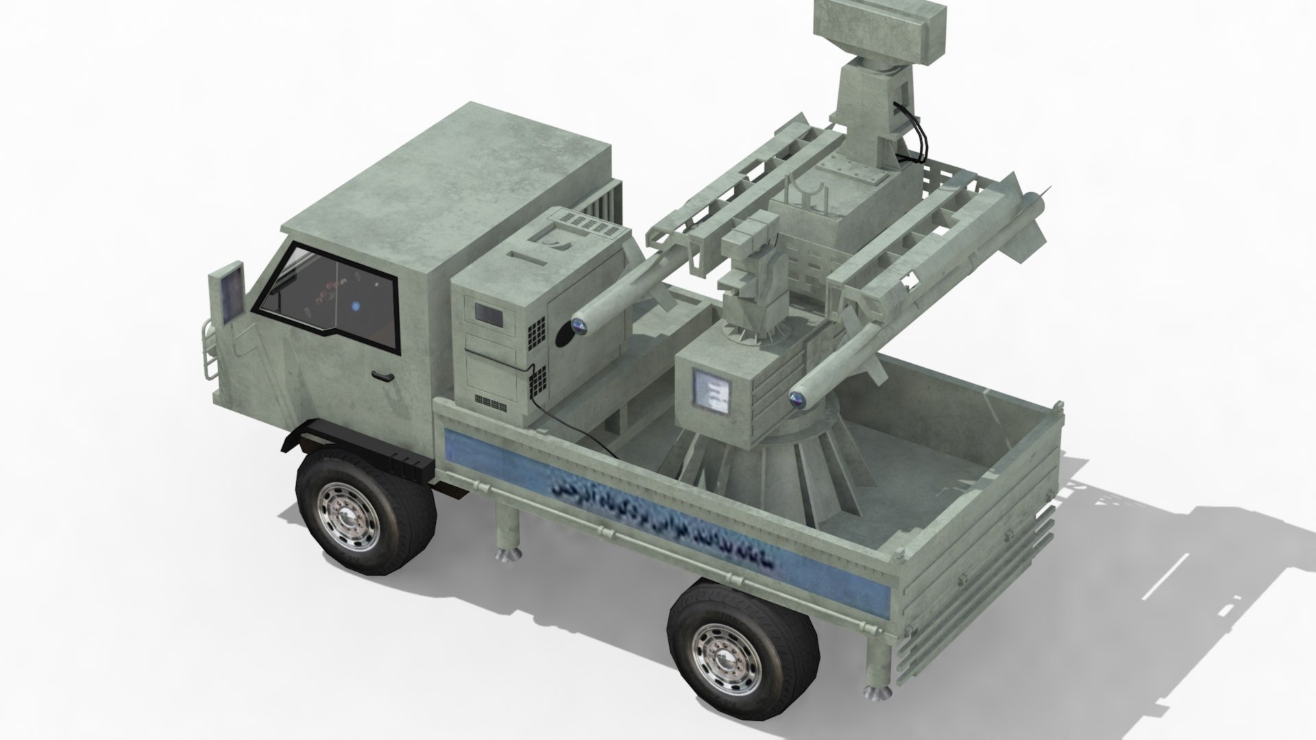 Azarakhsh Low Altitude Air Defense System 3D Model - TurboSquid 2200688