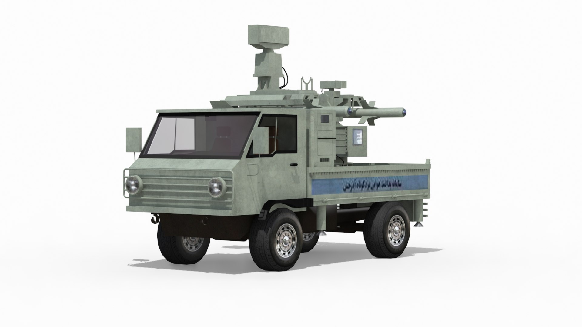 Azarakhsh Low Altitude Air Defense System 3D Model - TurboSquid 2200688