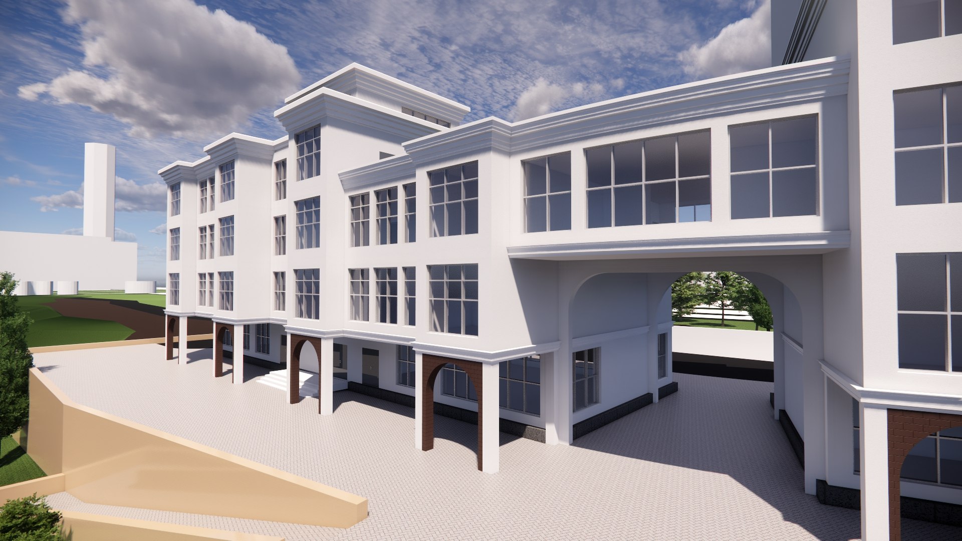 Residential Complex 3D Model - TurboSquid 2306381