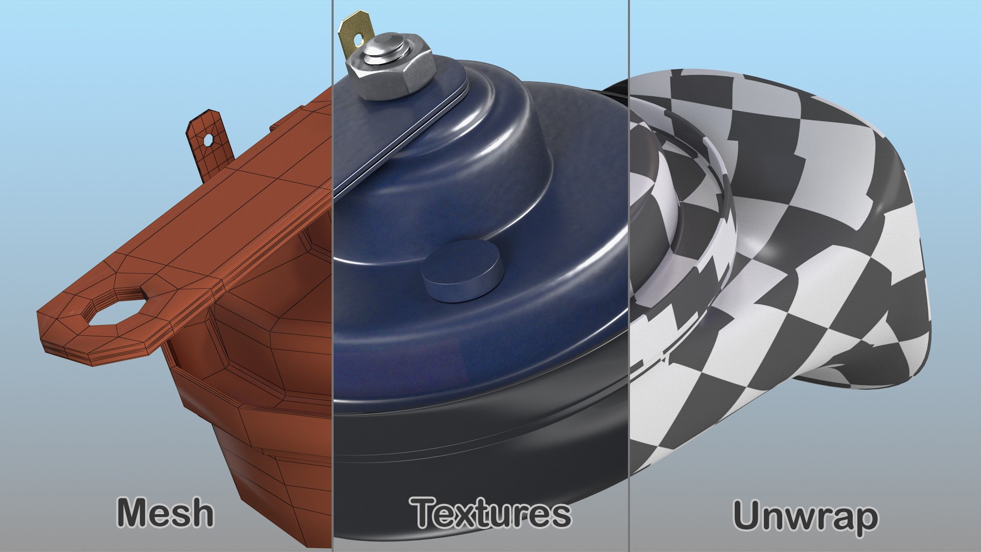 Electric 12v trumpet car 3D model - TurboSquid 1627768