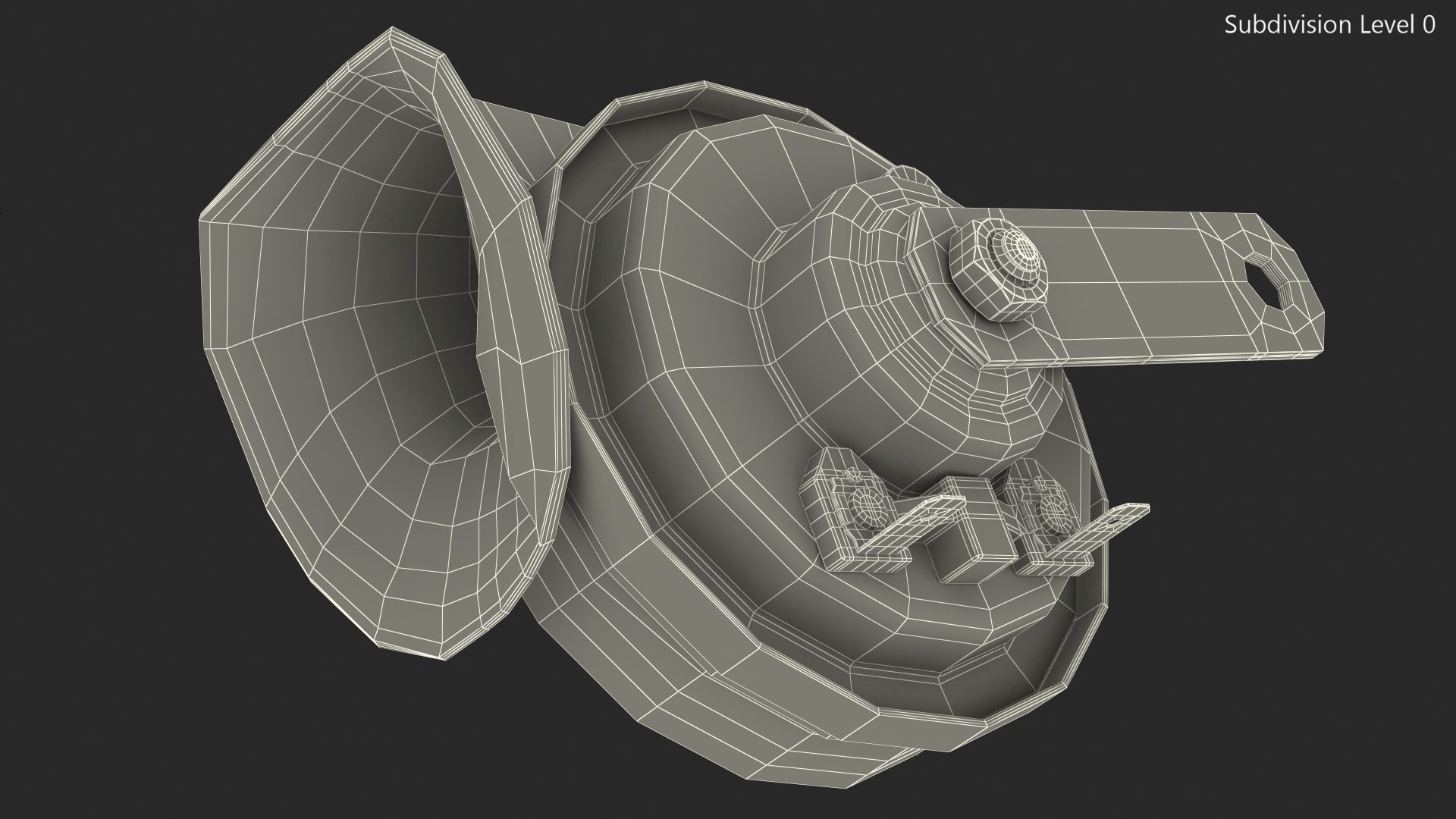 Electric 12v trumpet car 3D model - TurboSquid 1627768