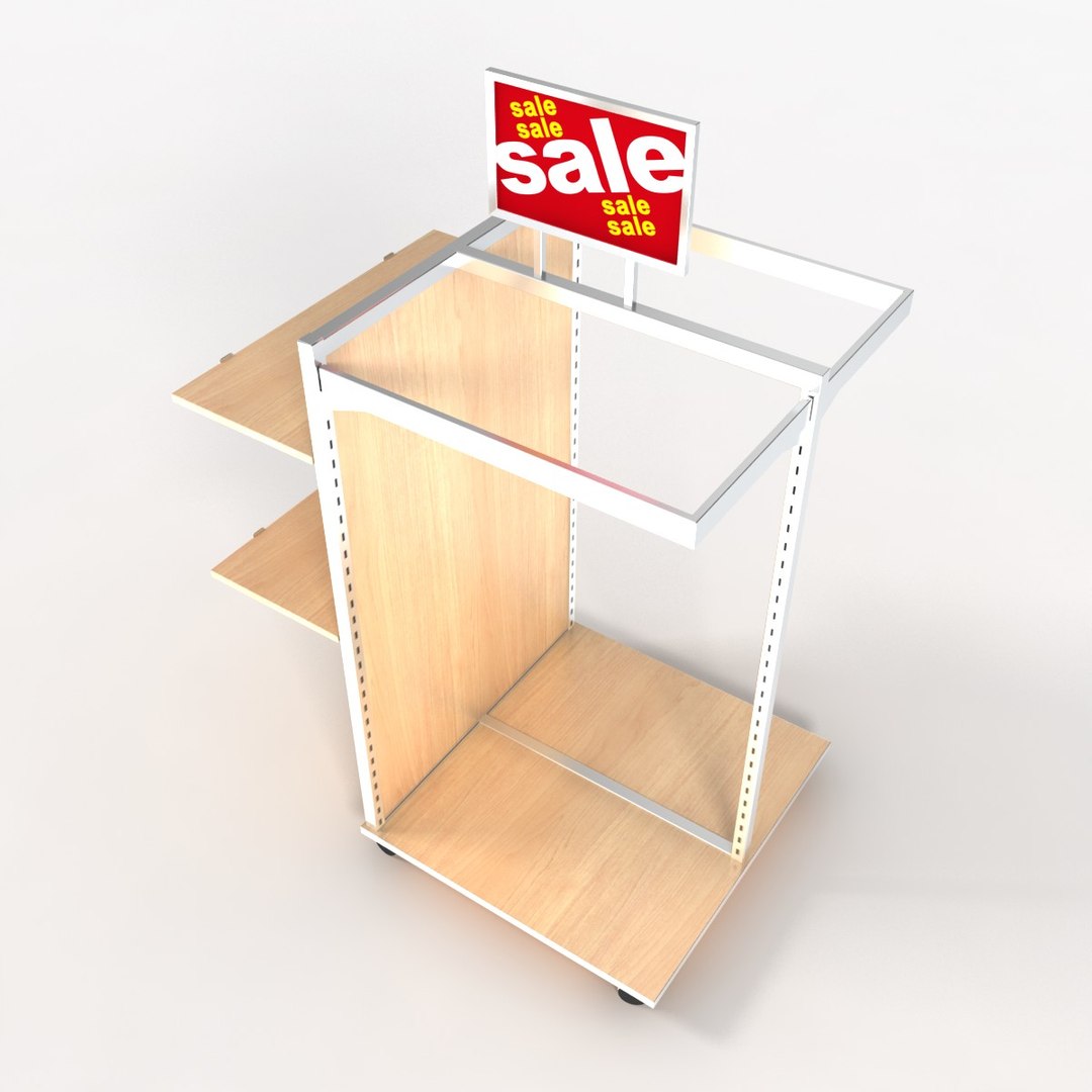 3d Model Retail Fixture 01
