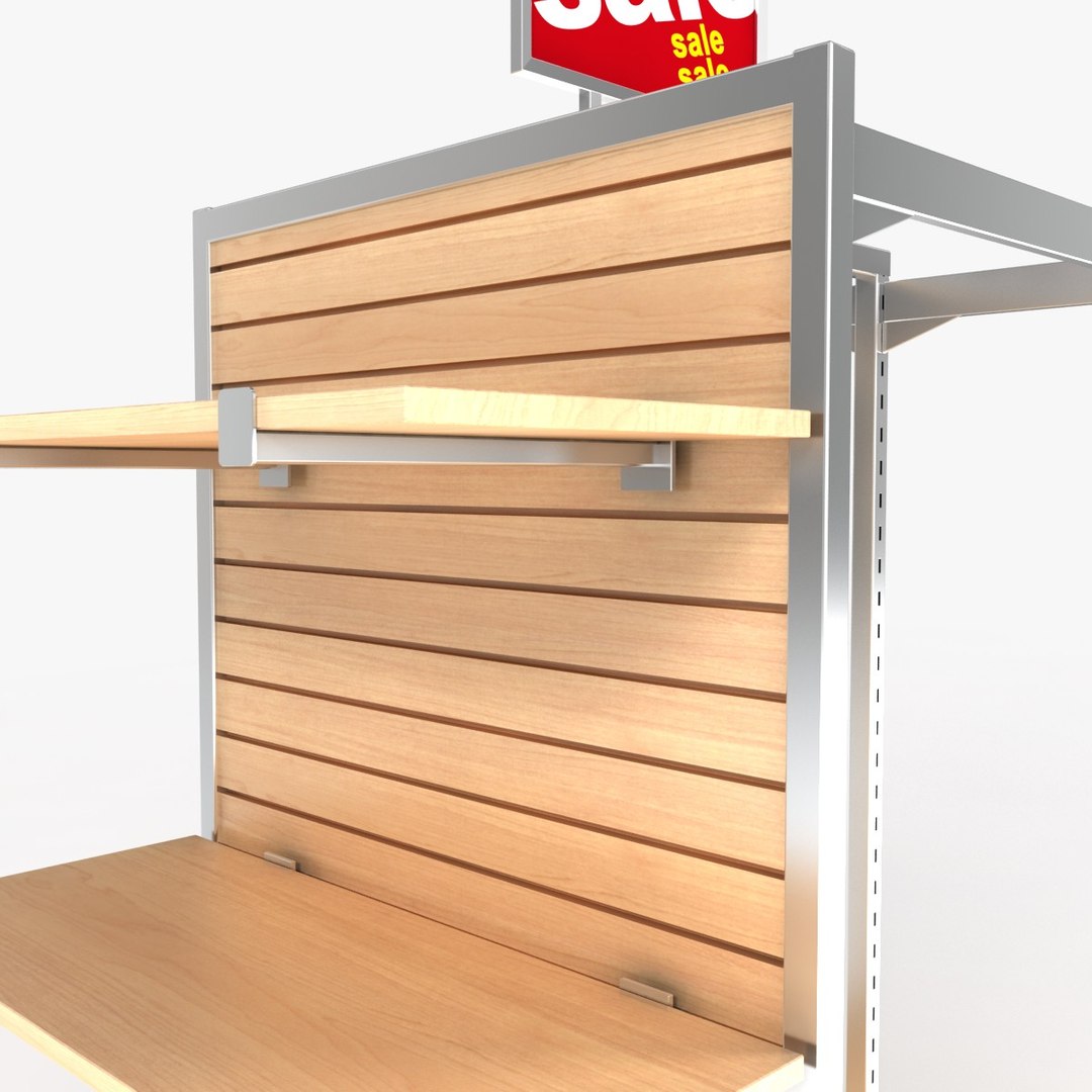 3d Model Retail Fixture 01