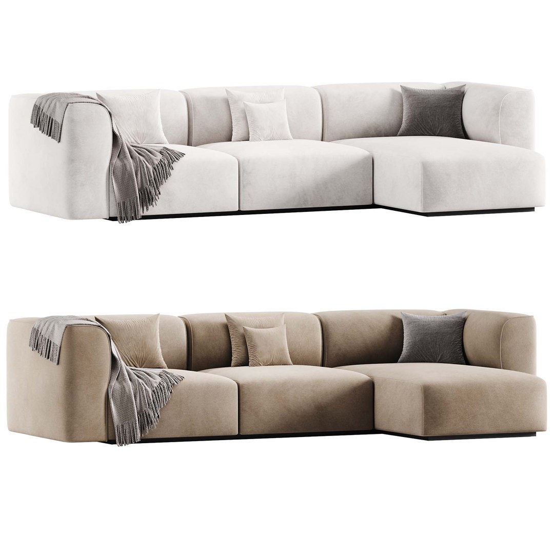 3D Mate Corner Sofa By Mdf Italia - TurboSquid 2194250