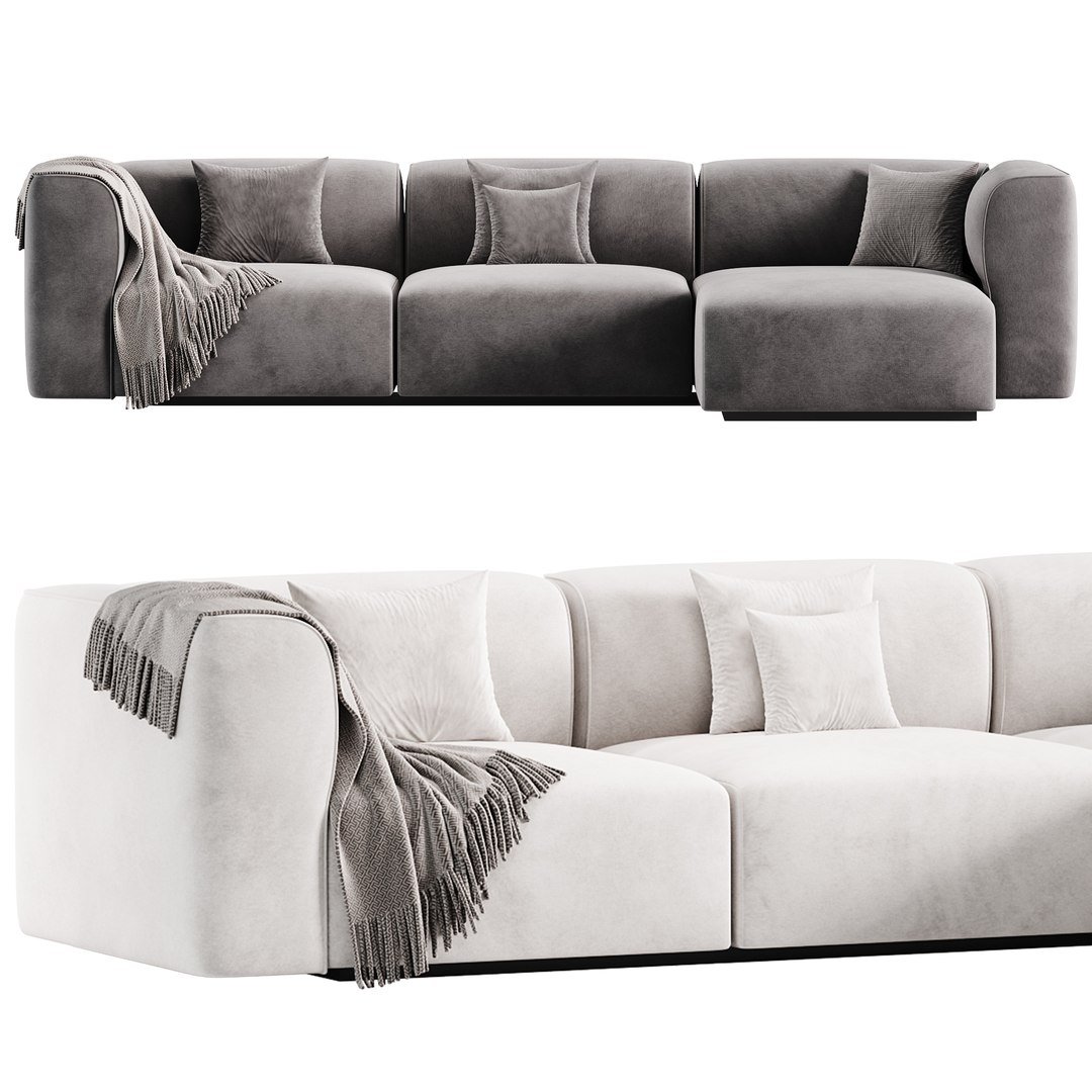 3D Mate Corner Sofa By Mdf Italia - TurboSquid 2194250