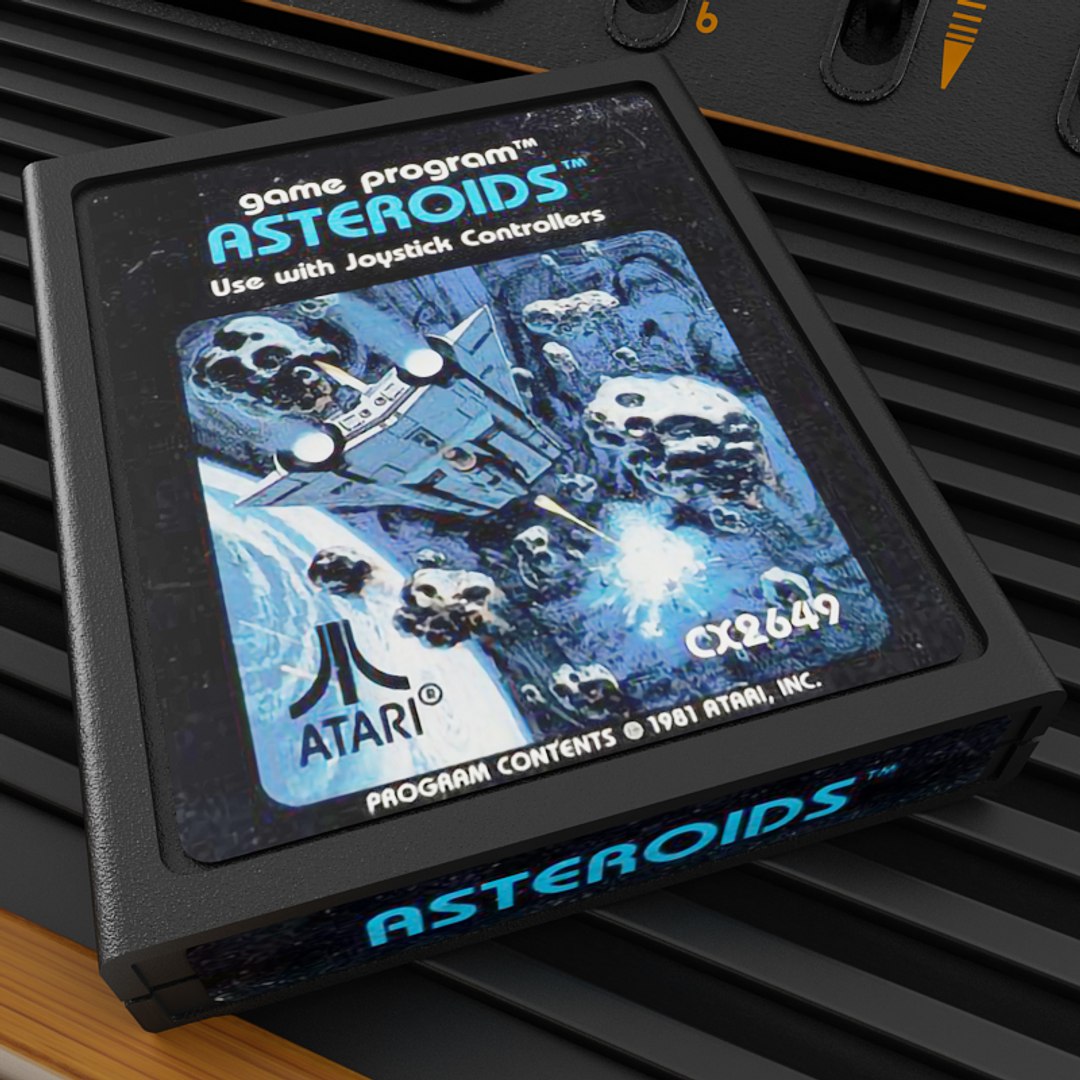 Atari Cartridge 3D Model - TurboSquid 1482773