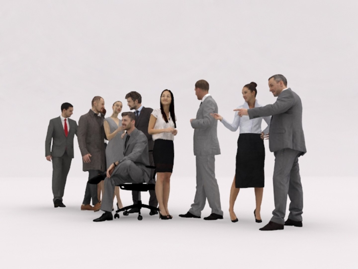 Scanned People Casual 3D Model - TurboSquid 1463417